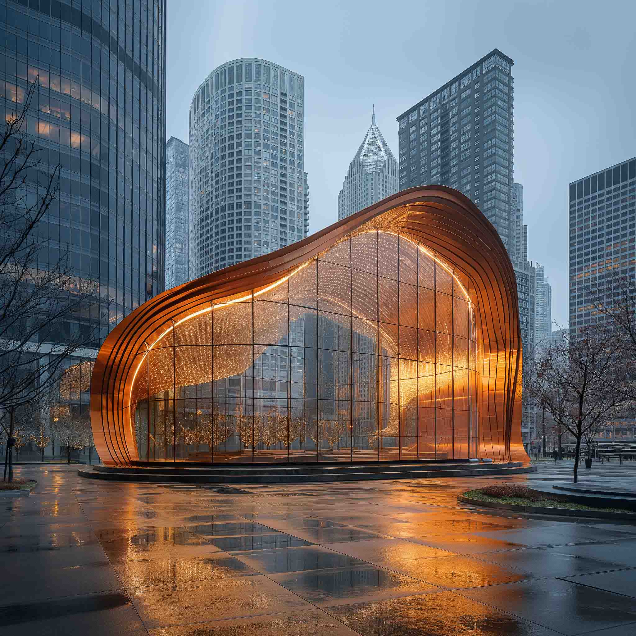 Pavilion Building Concept 1854 - Dezign Ark