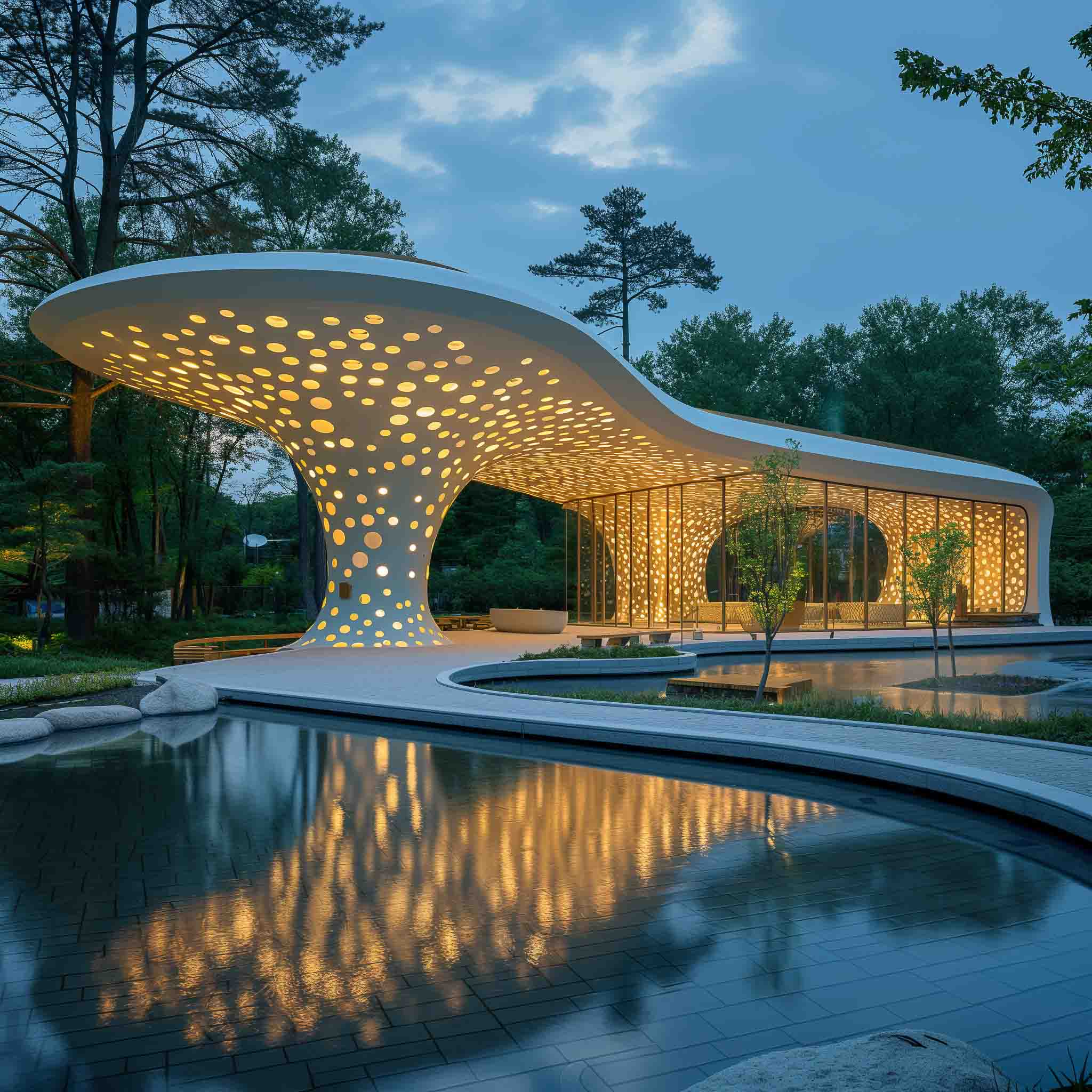 Pavilion Building Concept 204 - Dezign Ark