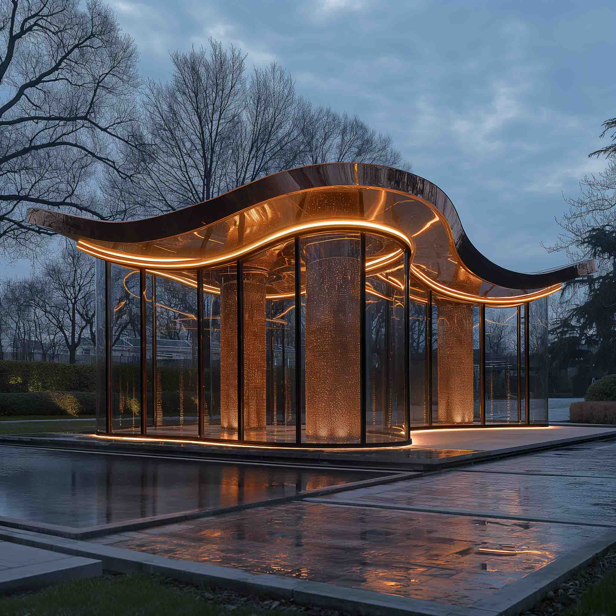 Pavilion Building Concept 216 - Dezign Ark