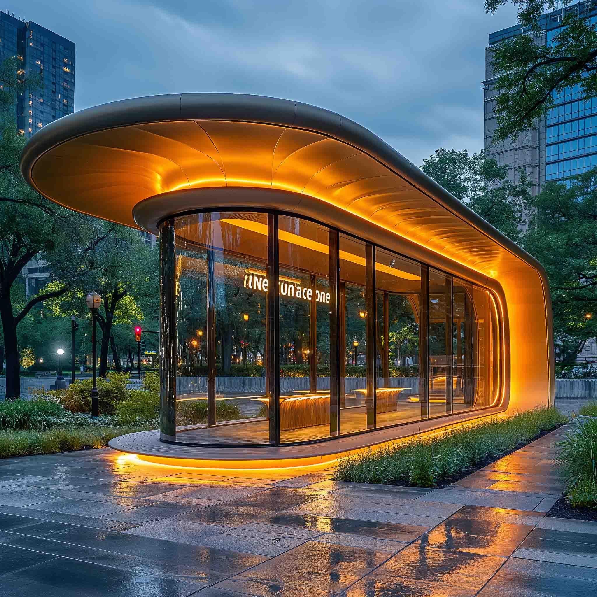 Pavilion Building Concept 2350 - Dezign Ark