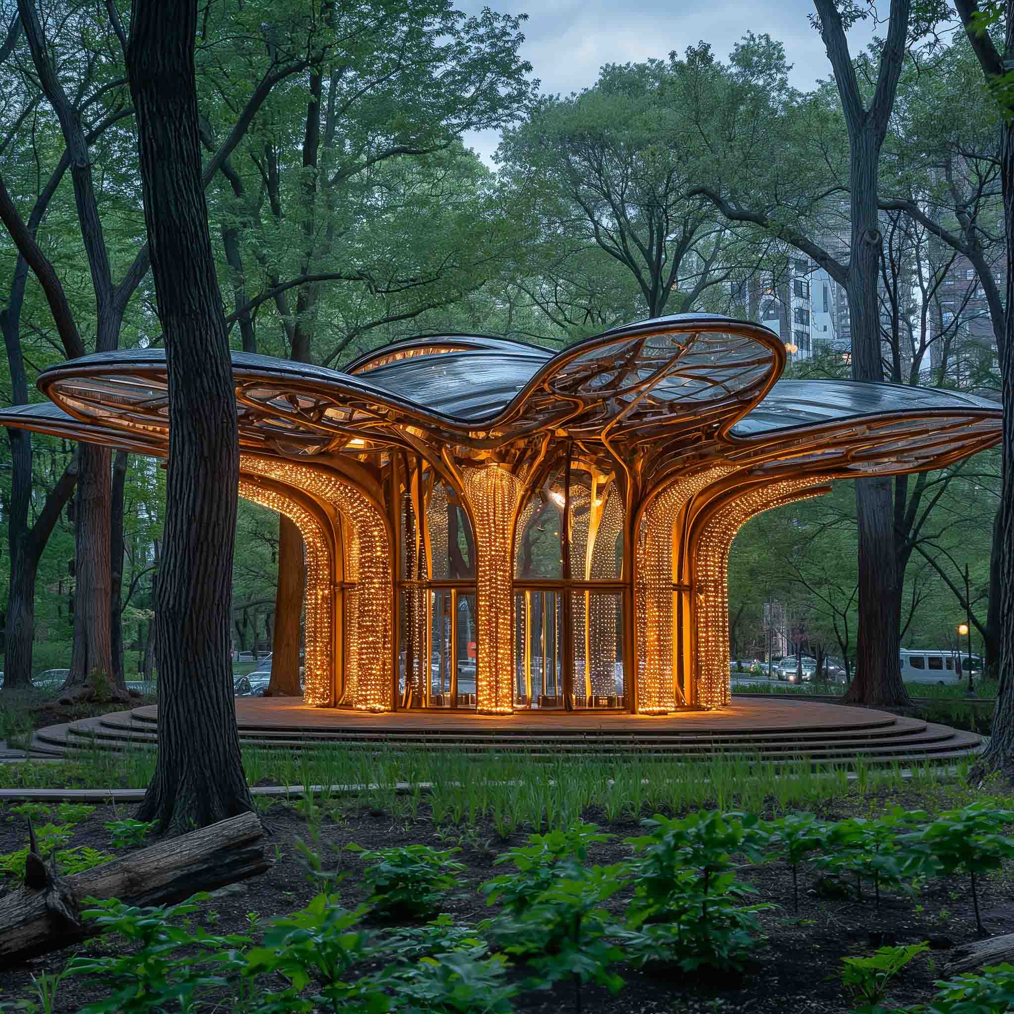 Pavilion Building Concept 2608 - Dezign Ark