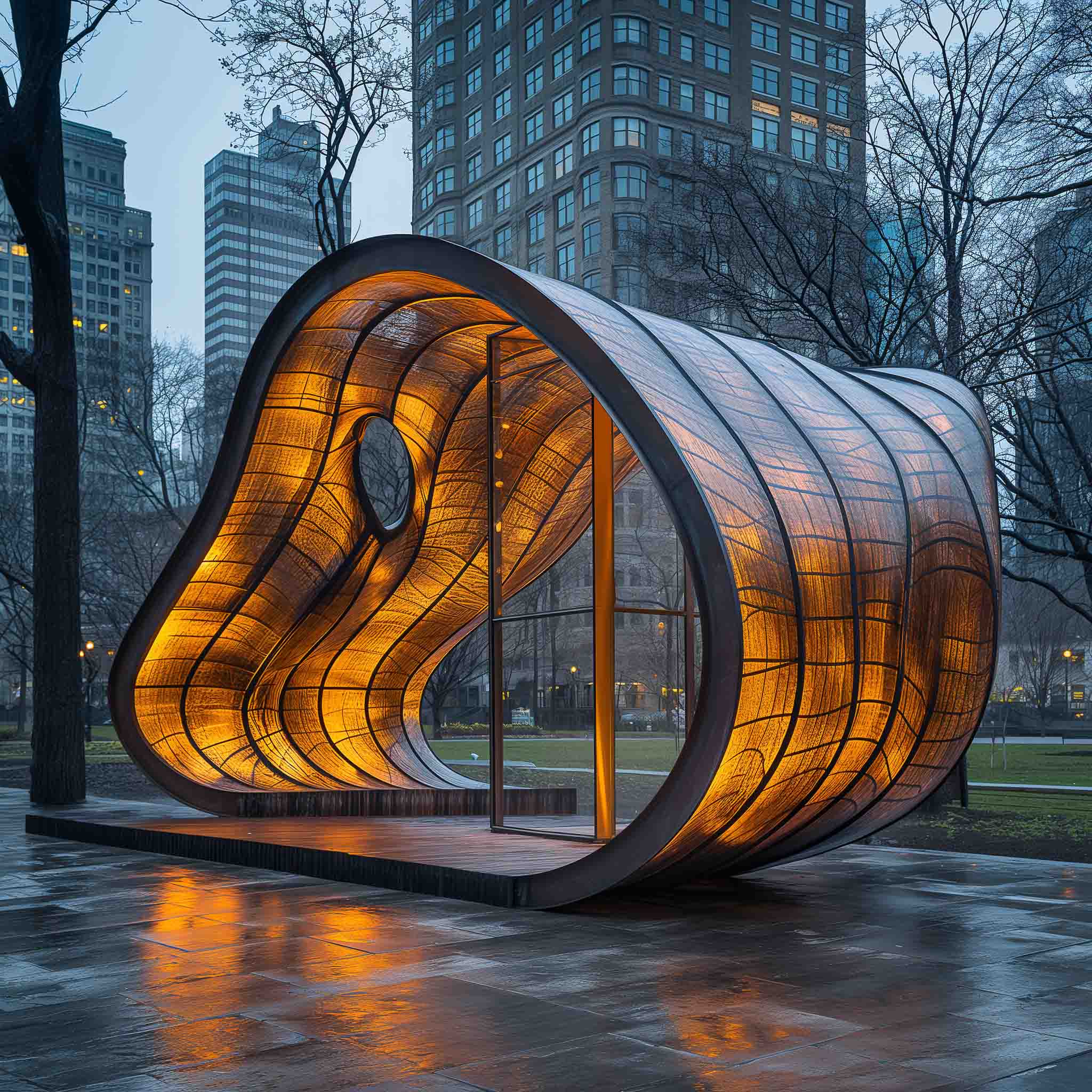 Pavilion Building Concept 2652 - Dezign Ark