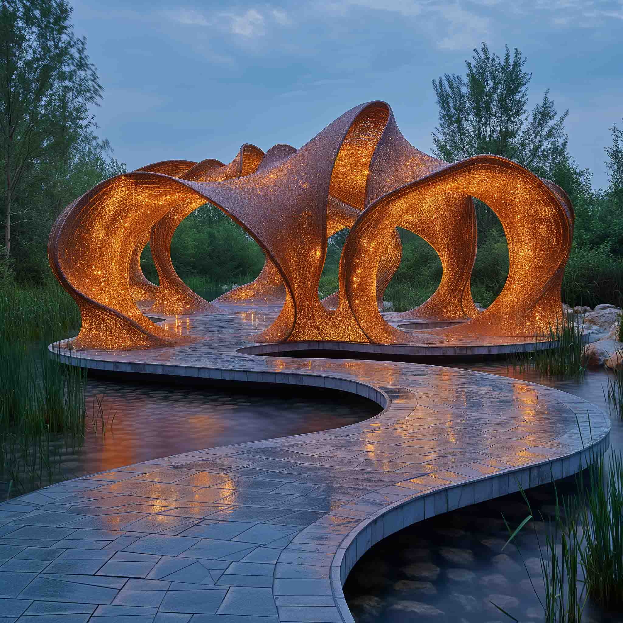 Pavilion Building Concept 2740 - Dezign Ark