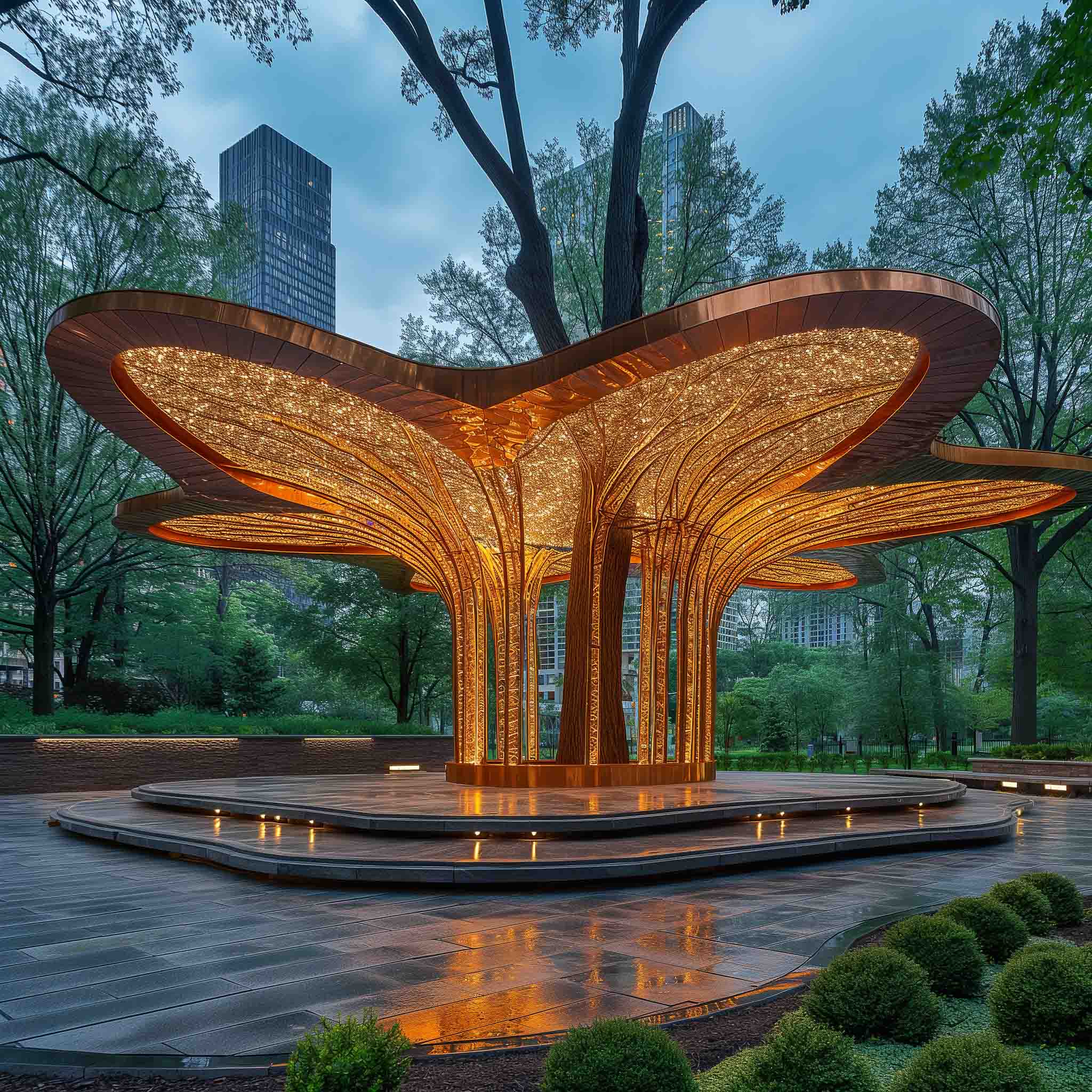 Pavilion Building Concept 371 - Dezign Ark
