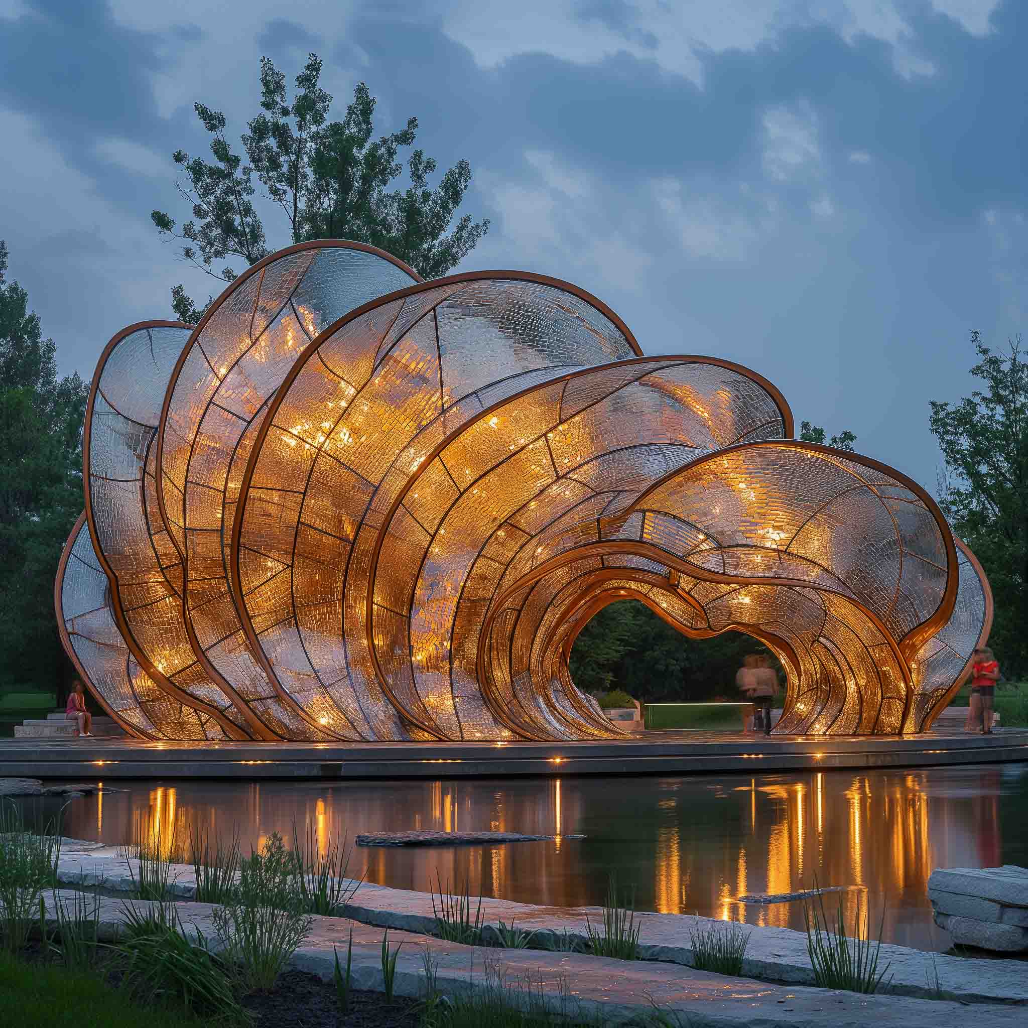 Pavilion Building Concept 463 - Dezign Ark