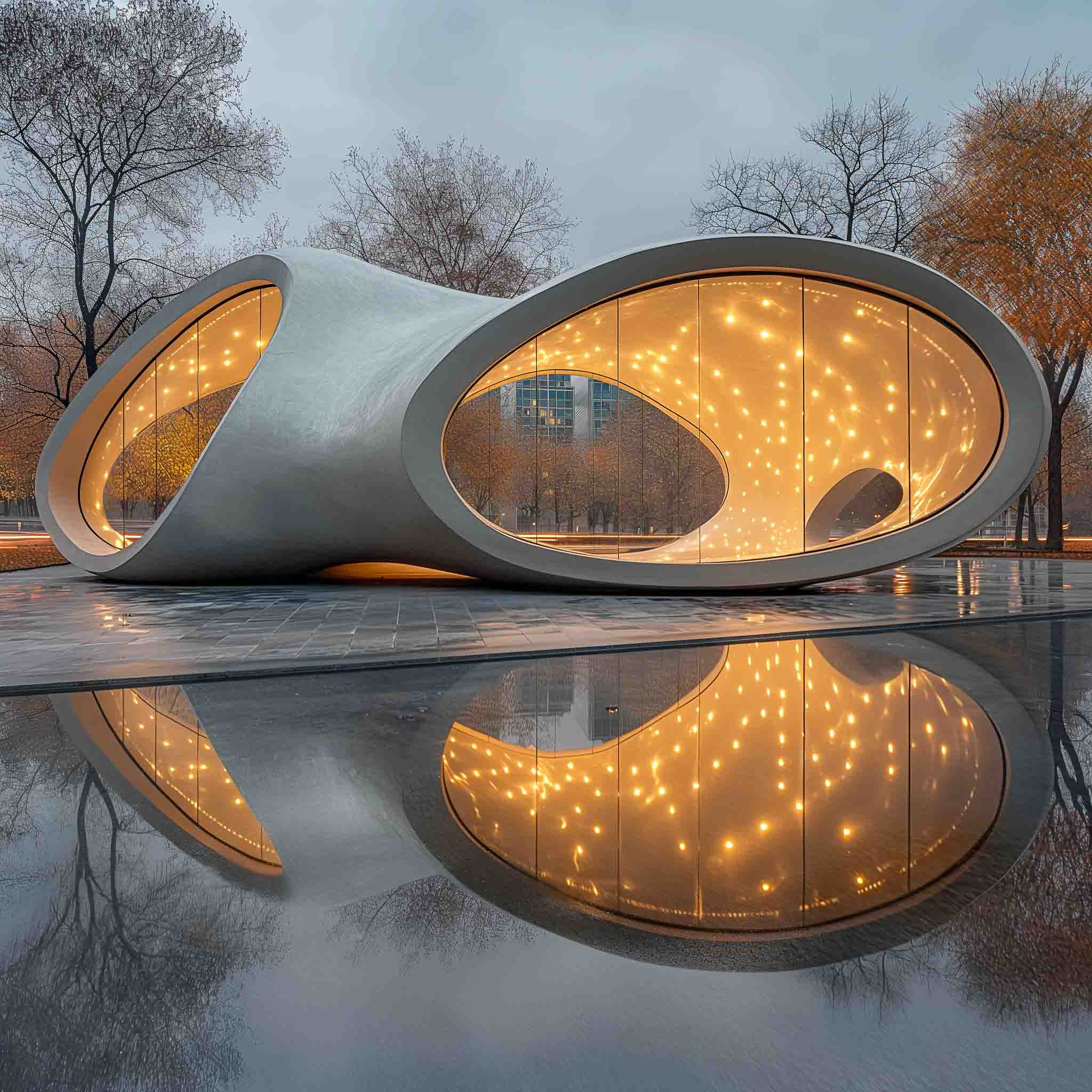 Pavilion Building Concept 469 - Dezign Ark