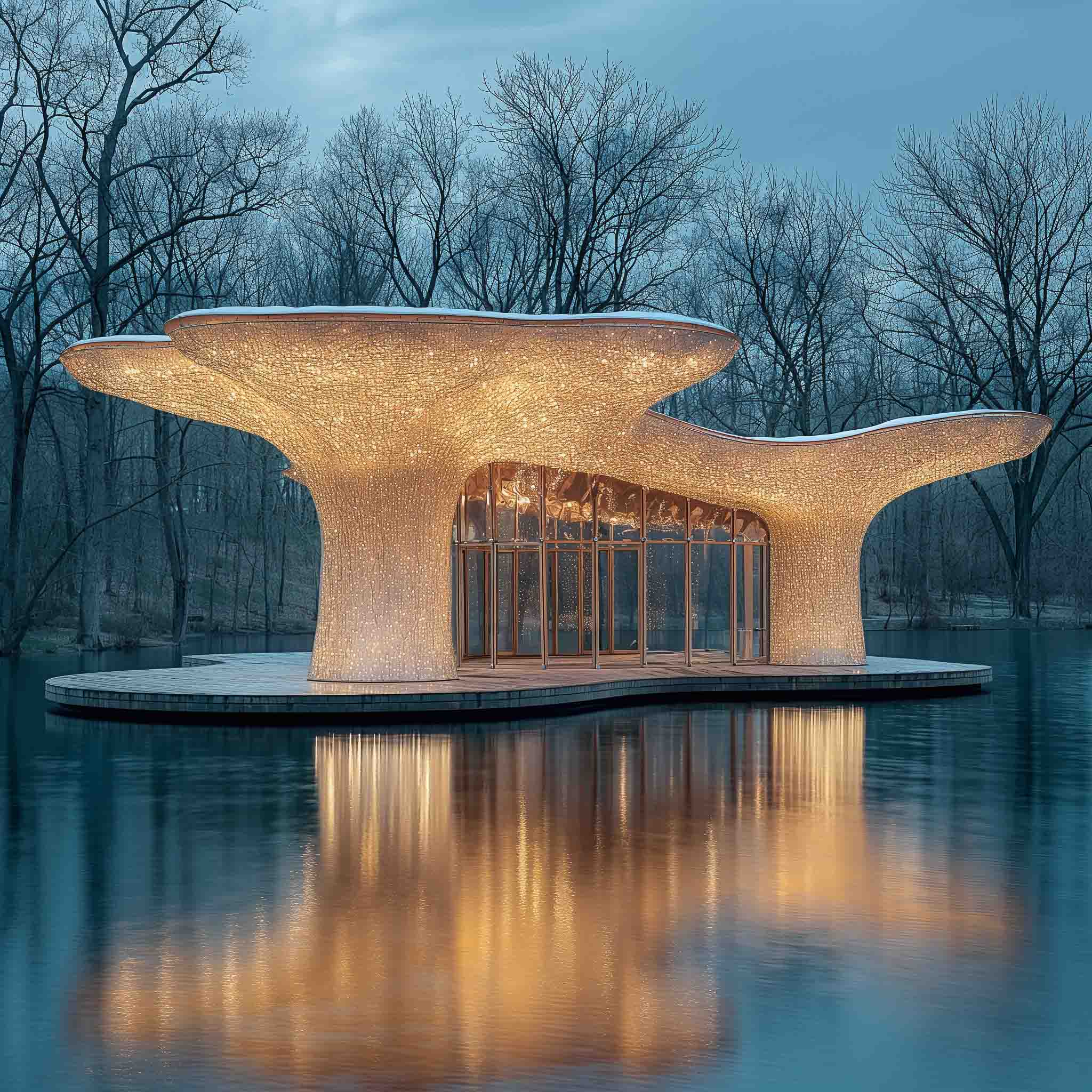 Pavilion Building Concept 555 - Dezign Ark