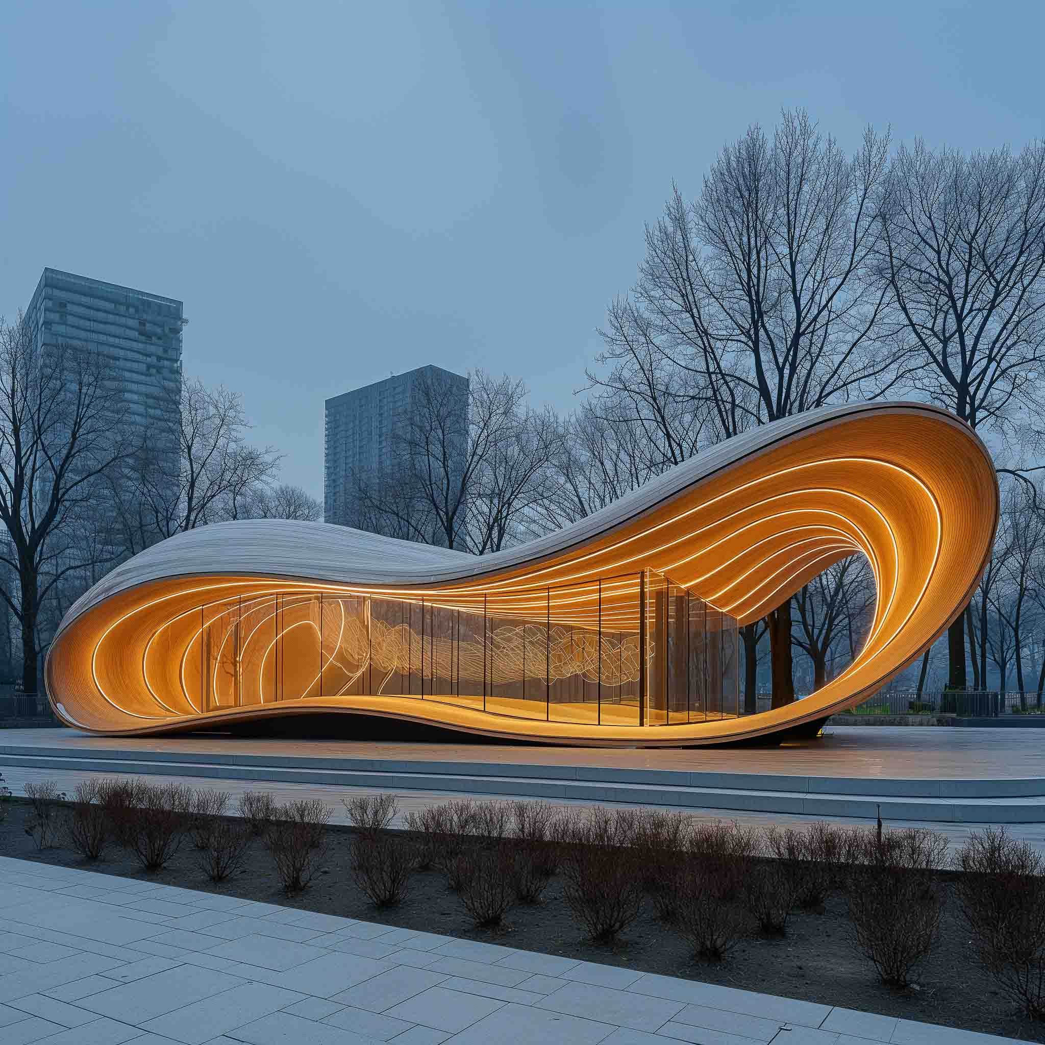 Pavilion Building Concept 70 - Dezign Ark