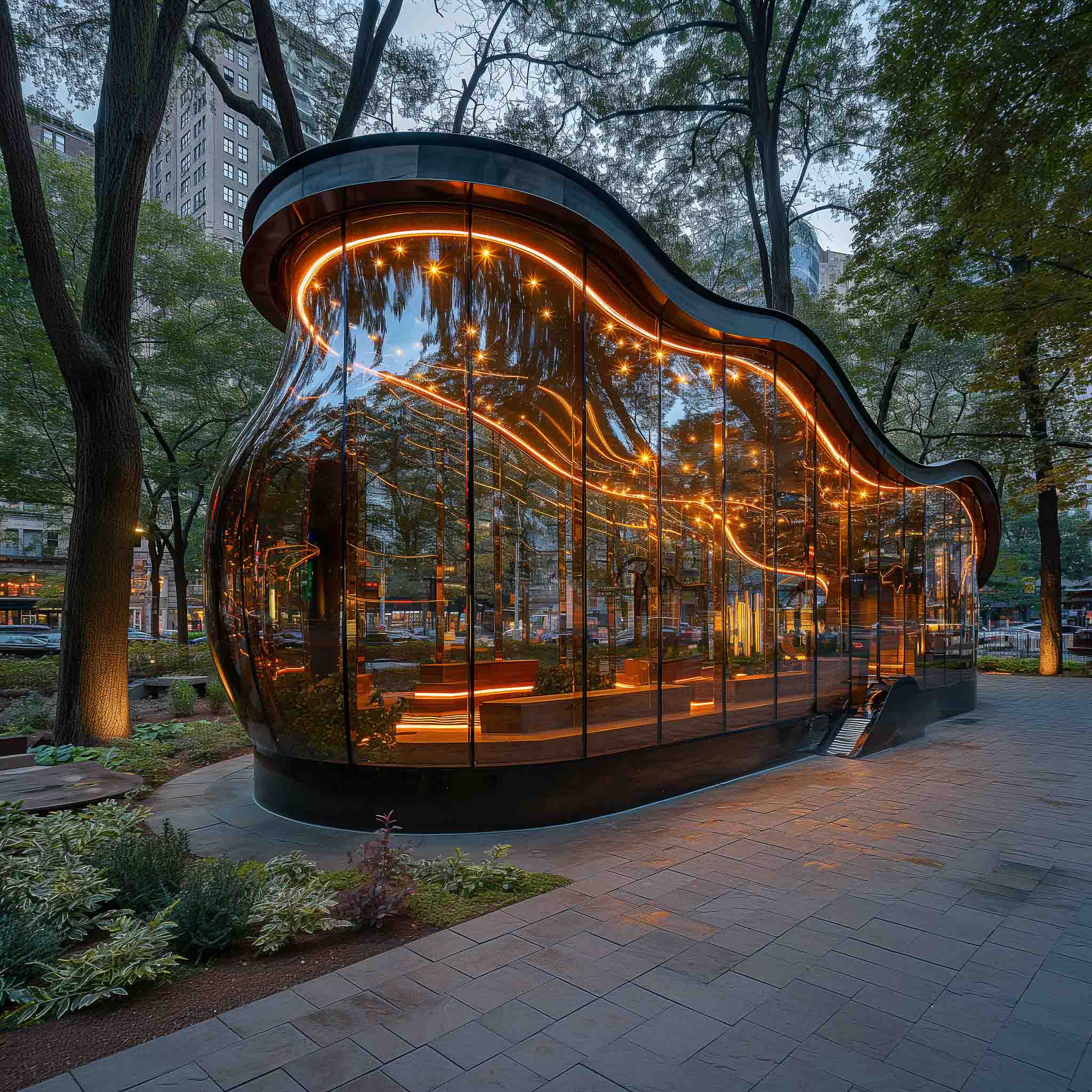 Pavilion Building Concept 2901 - Dezign Ark