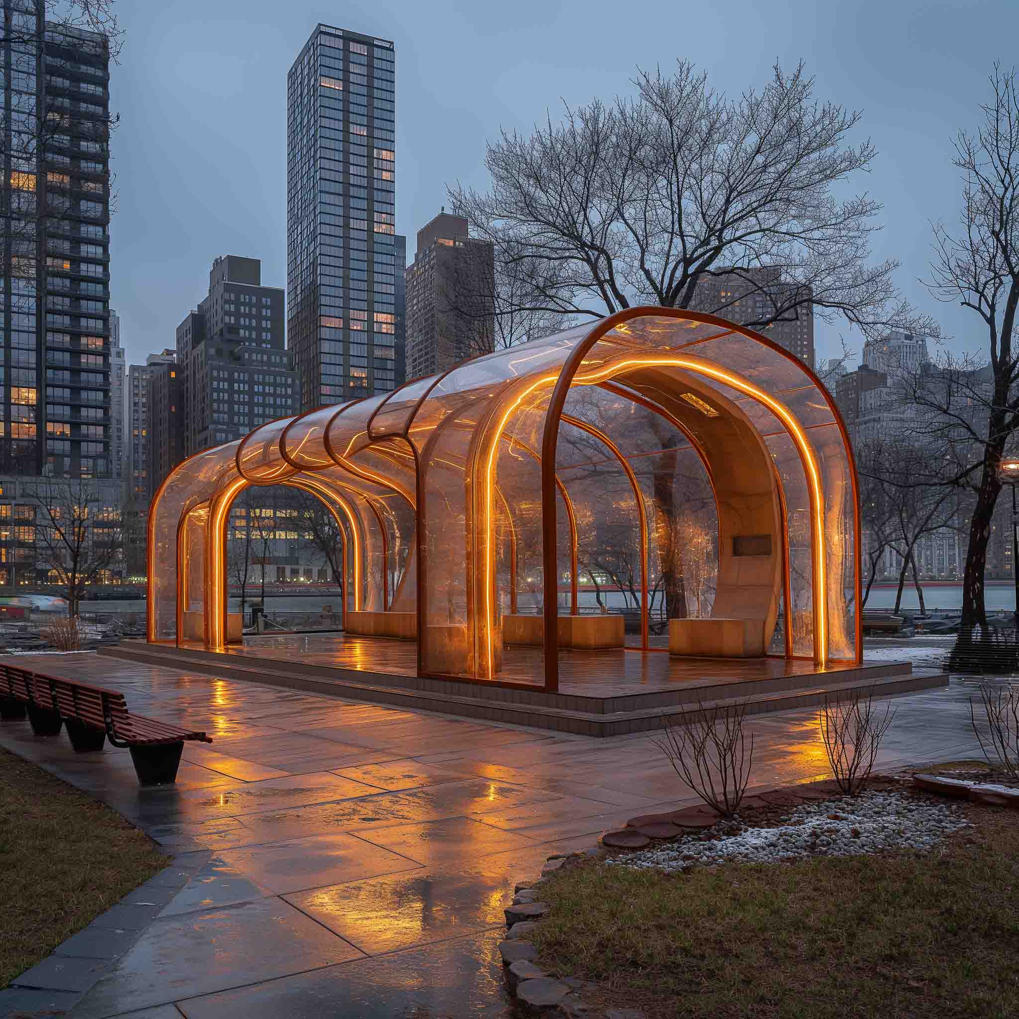 Pavilion Building Concept 2936 - Dezign Ark