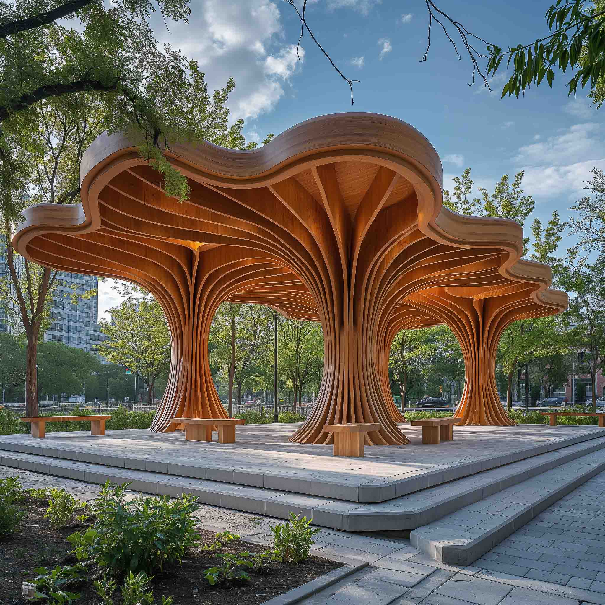 Pavilion Building Concept 3150 - Dezign Ark