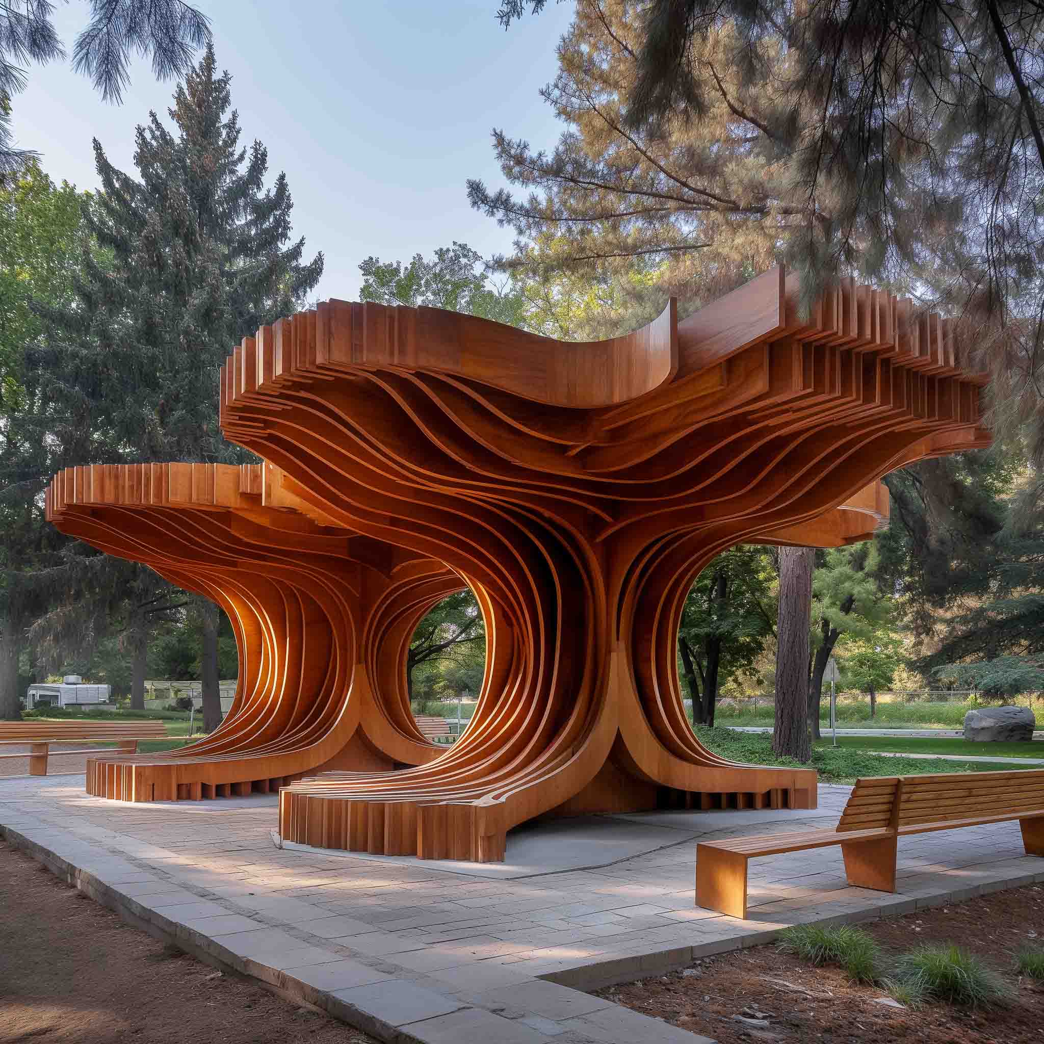 Pavilion Building Concept 3243 - Dezign Ark