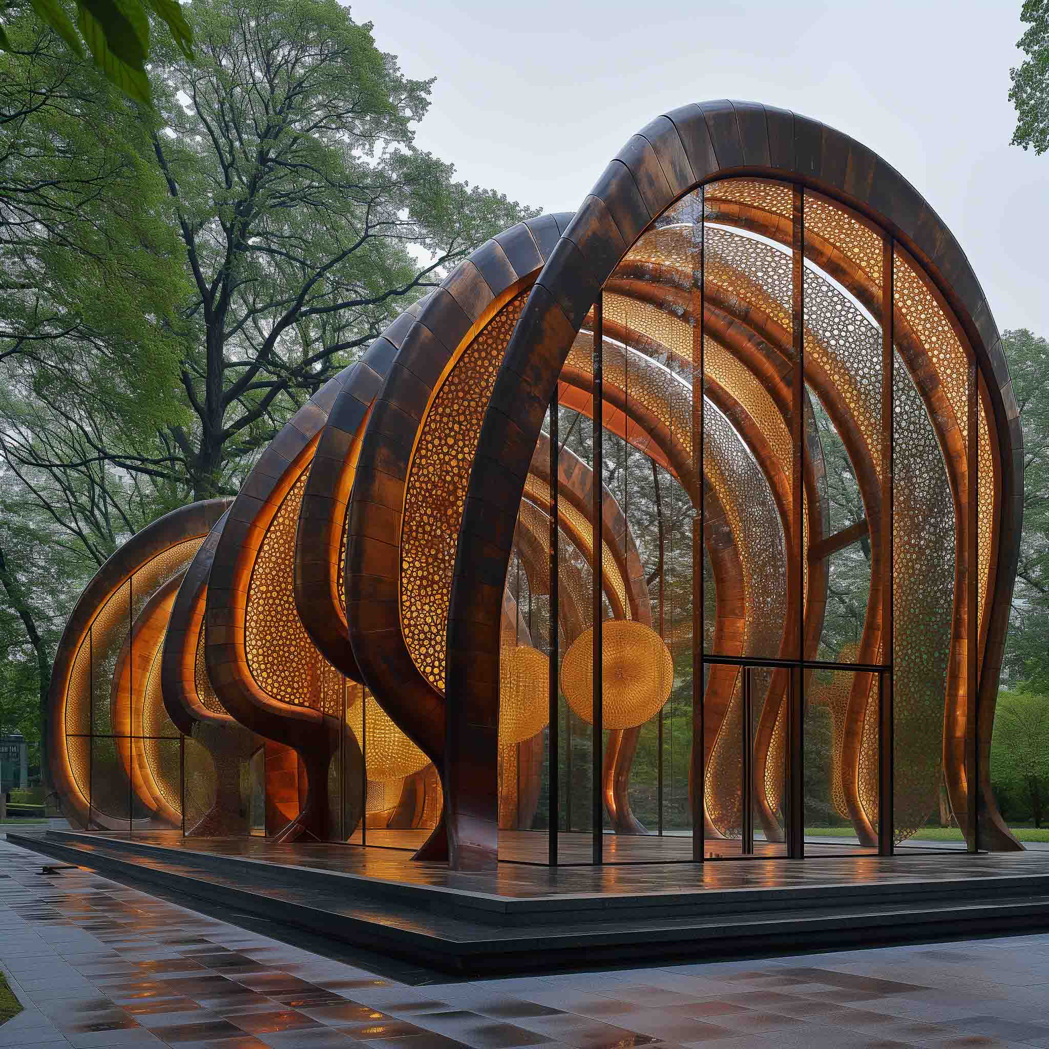 Pavilion Building Concept 3303 - Dezign Ark