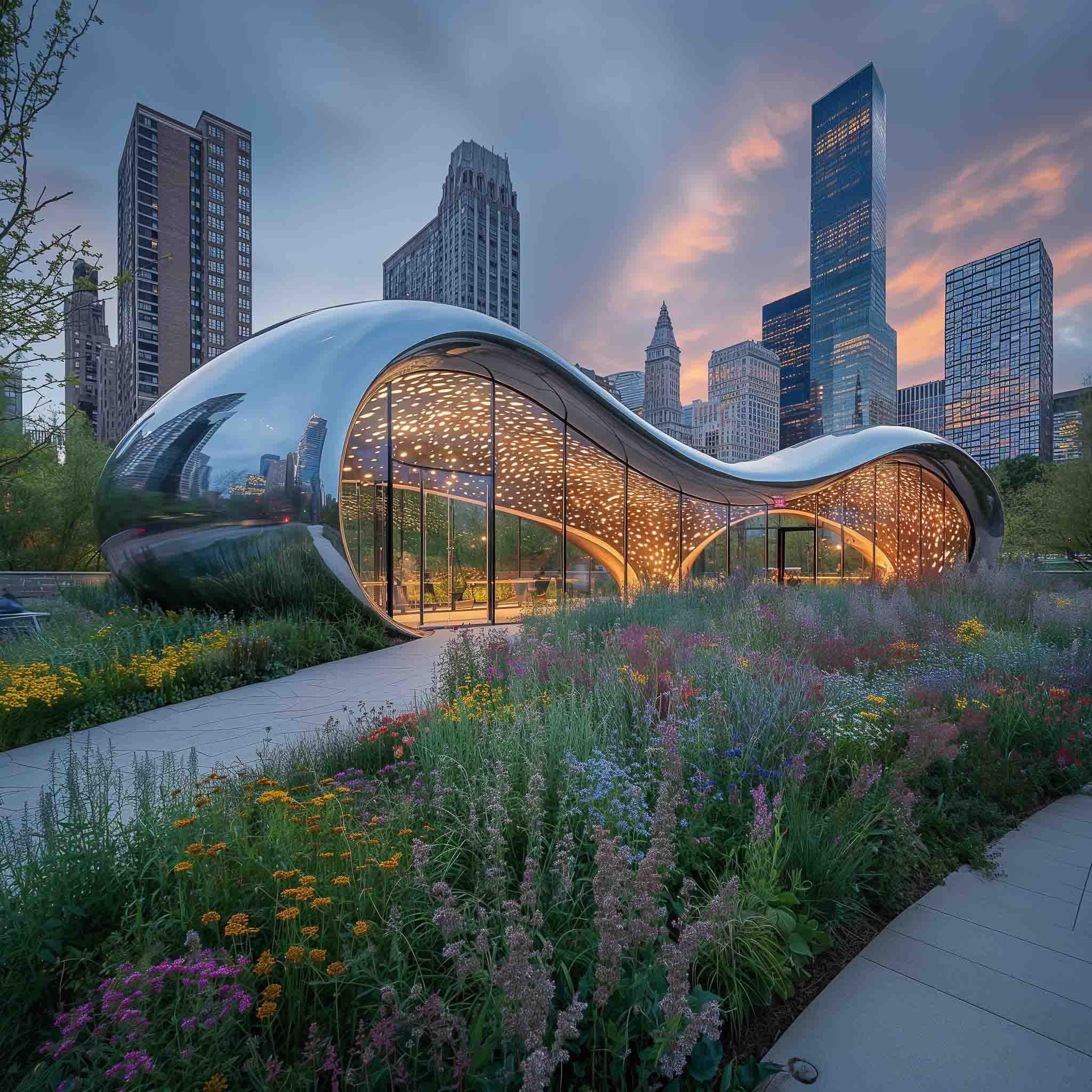 Pavilion Building Concept 3342 - Dezign Ark