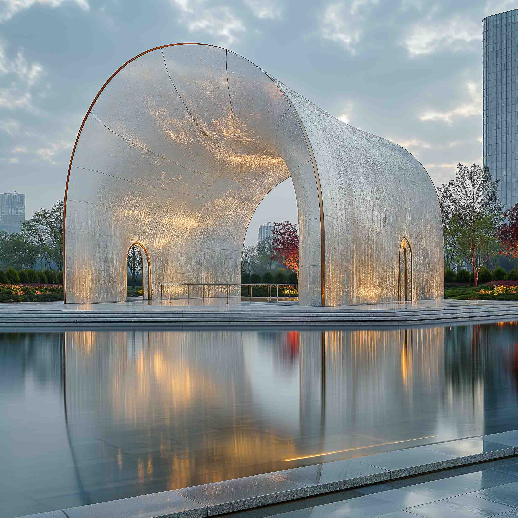 Pavilion Building Concept 3363 - Dezign Ark