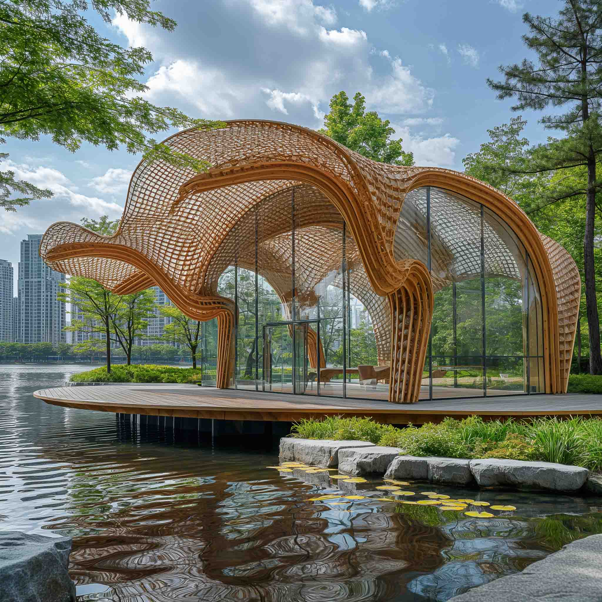 Pavilion Building Concept 3663 - Dezign Ark