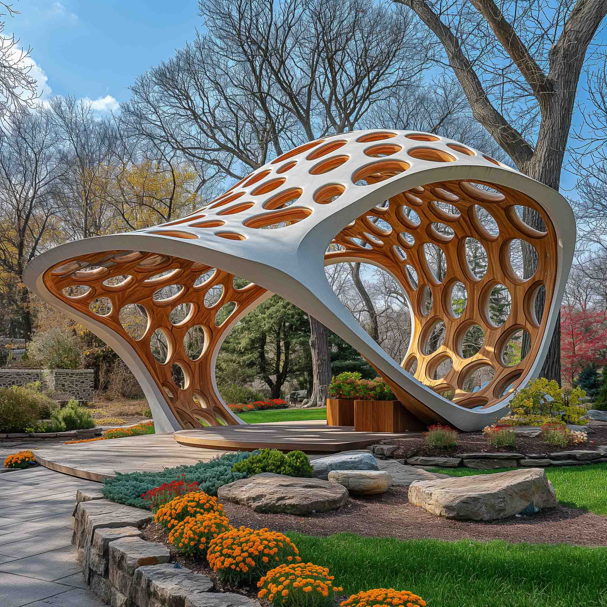 Pavilion Building Concept 3742 - Dezign Ark