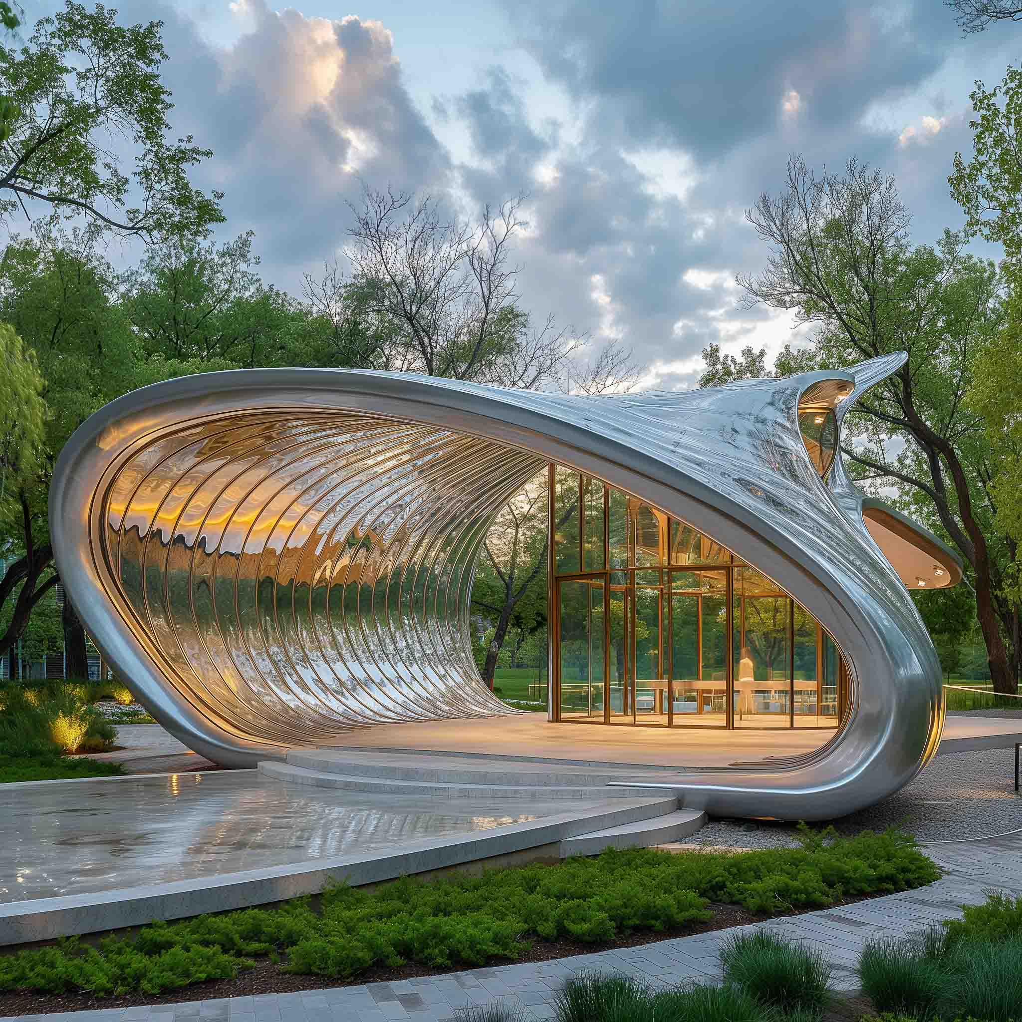 Pavilion Building Concept 3906 - Dezign Ark