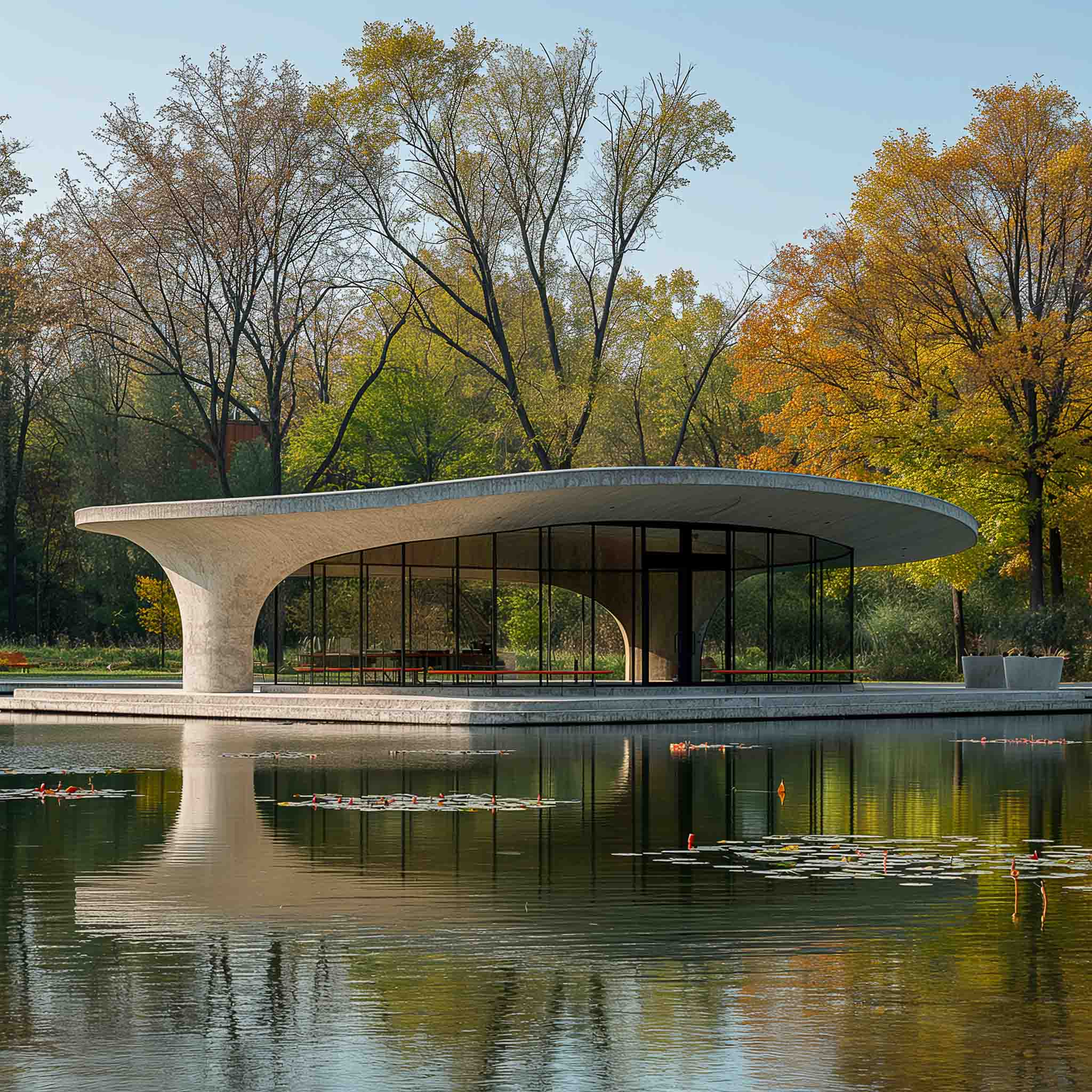 Pavilion Building Concept 4026 - Dezign Ark