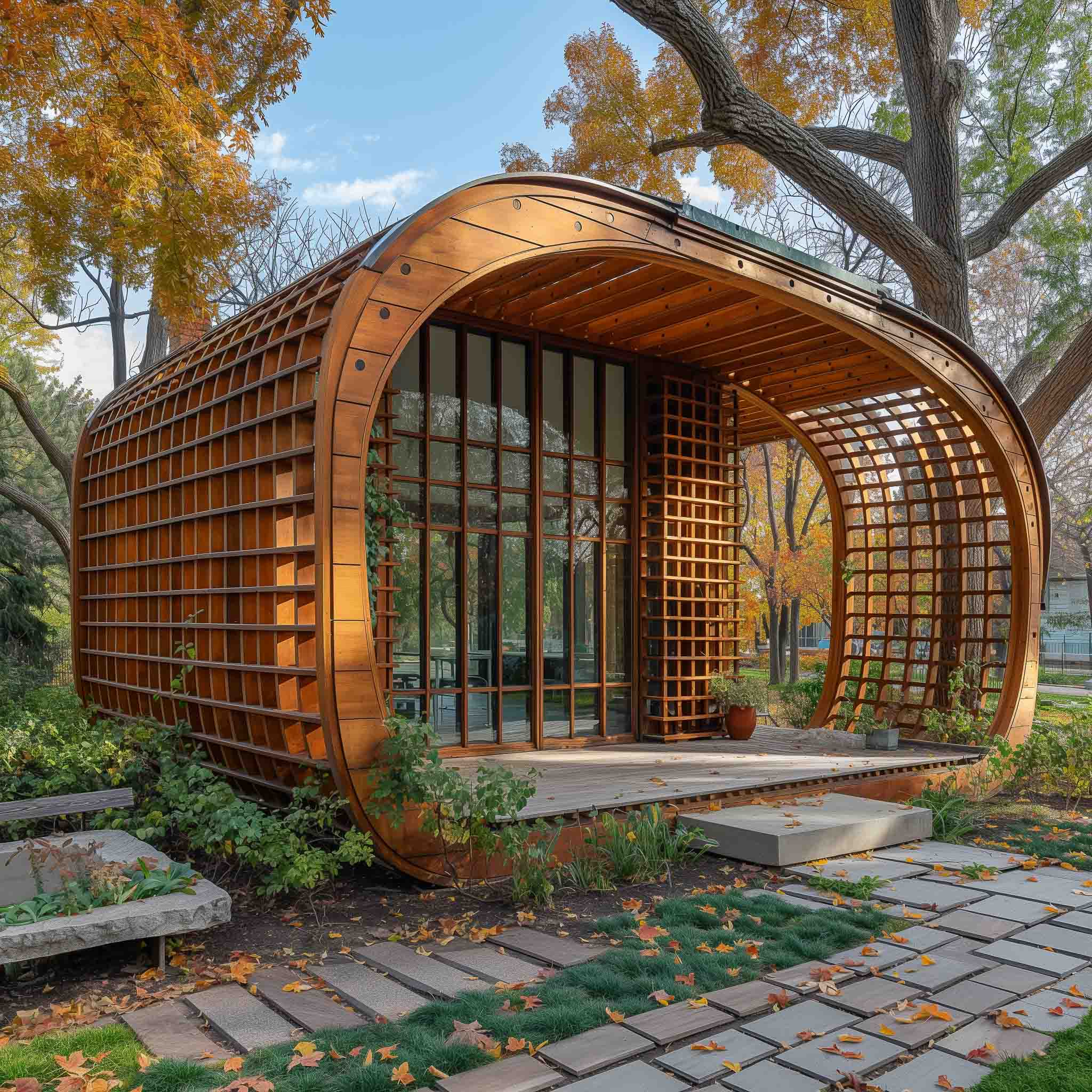 Pavilion Building Concept 4224 - Dezign Ark