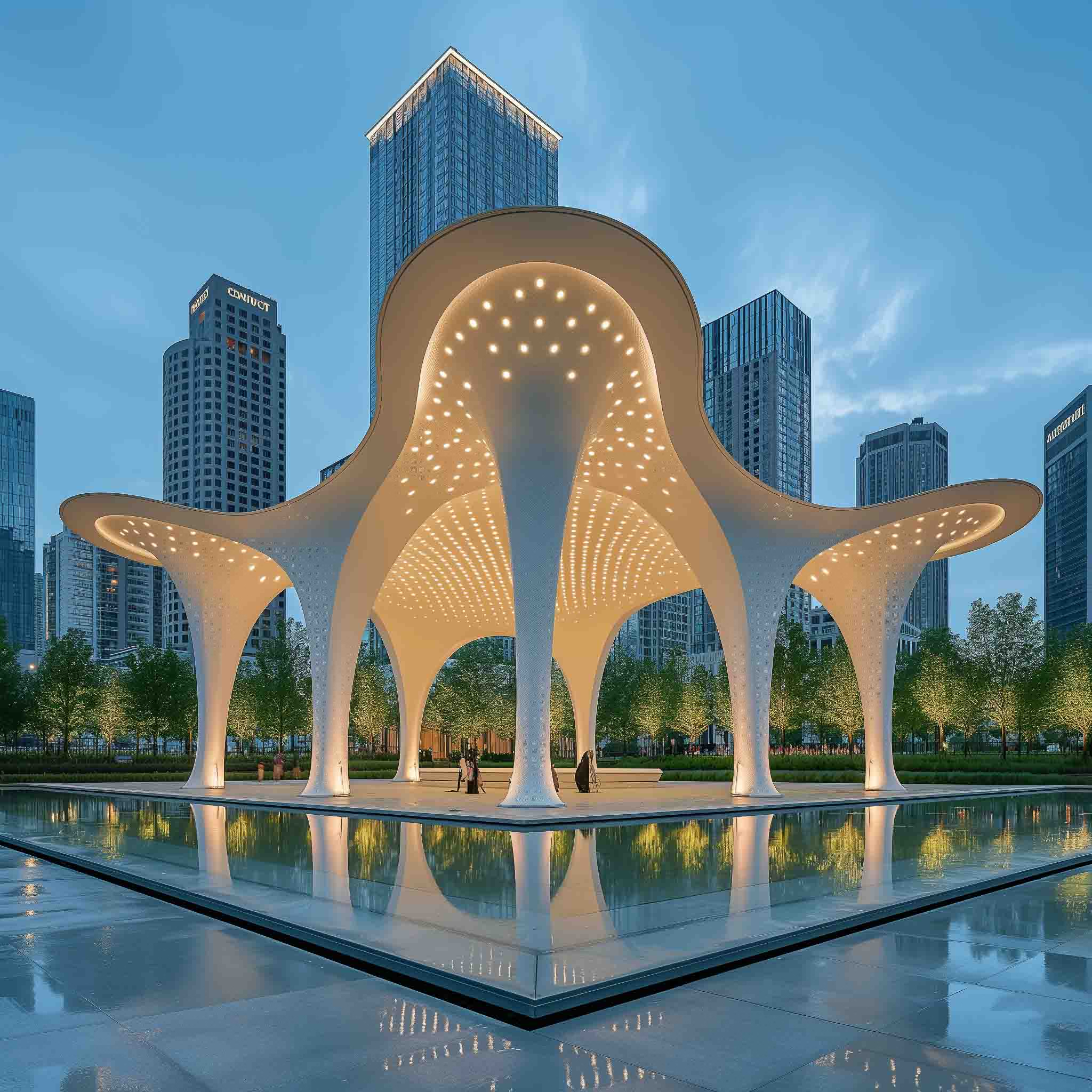Pavilion Building Concept 4235 - Dezign Ark