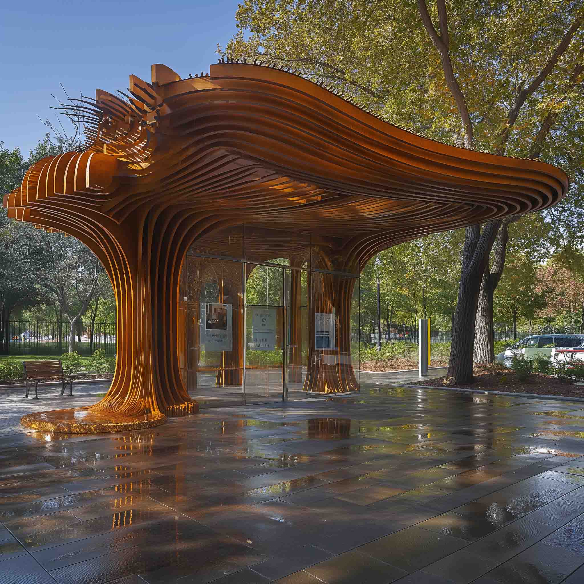 Pavilion Building Concept 4275 - Dezign Ark