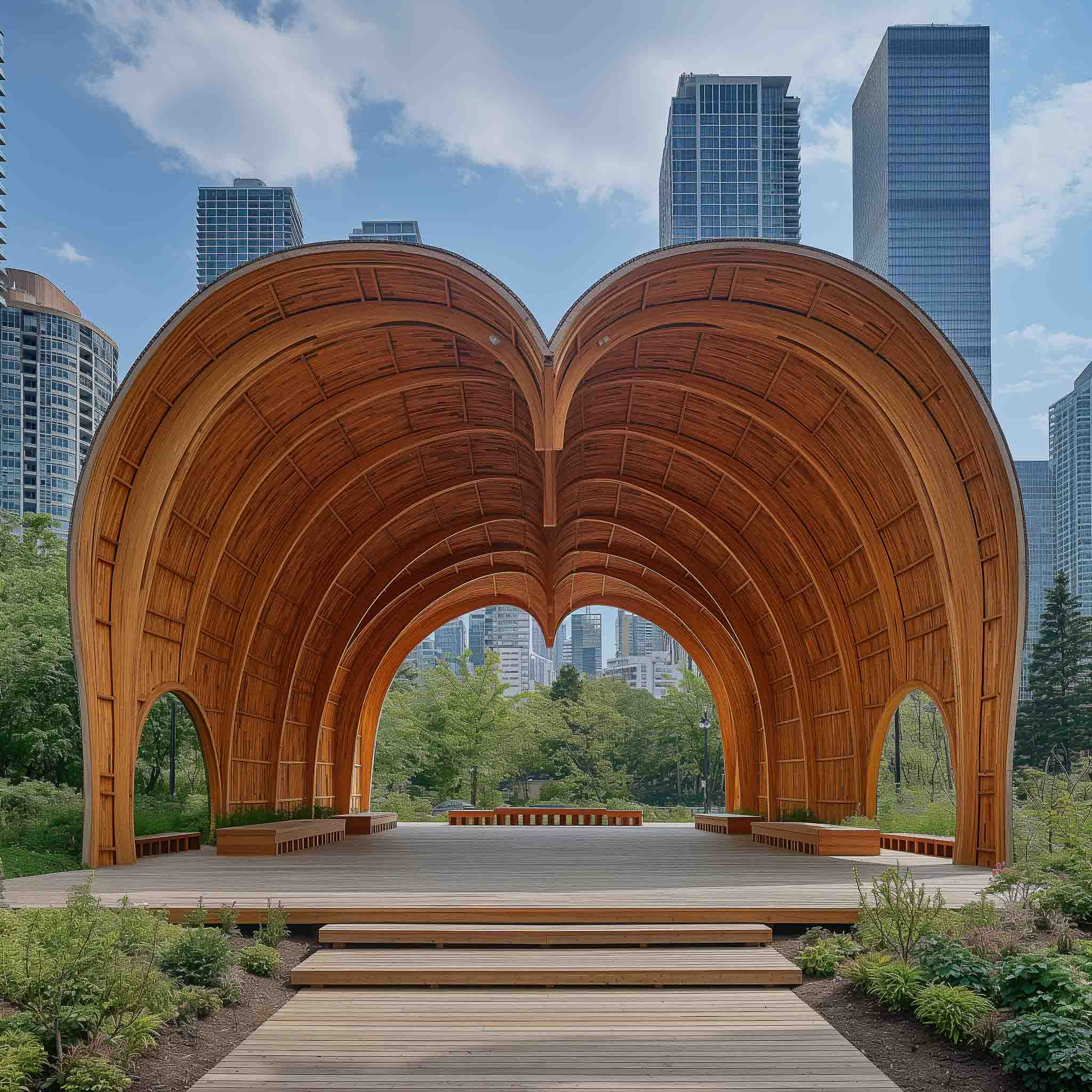Pavilion Building Concept 4344 - Dezign Ark