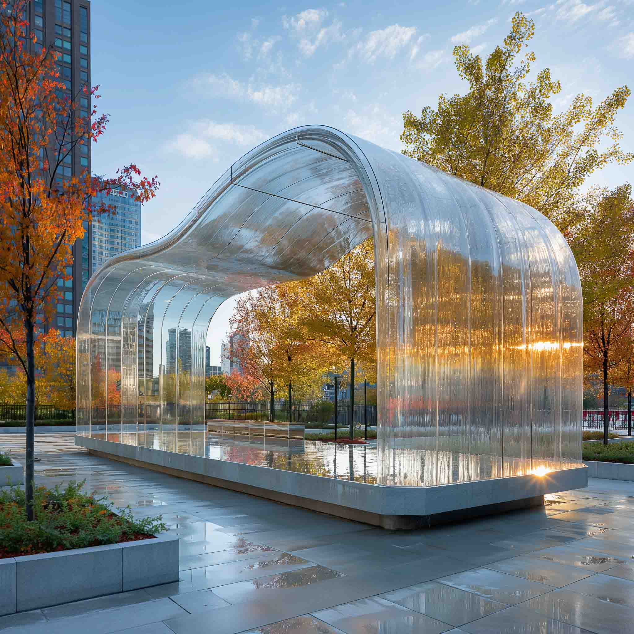 Pavilion Building Concept 4441 - Dezign Ark