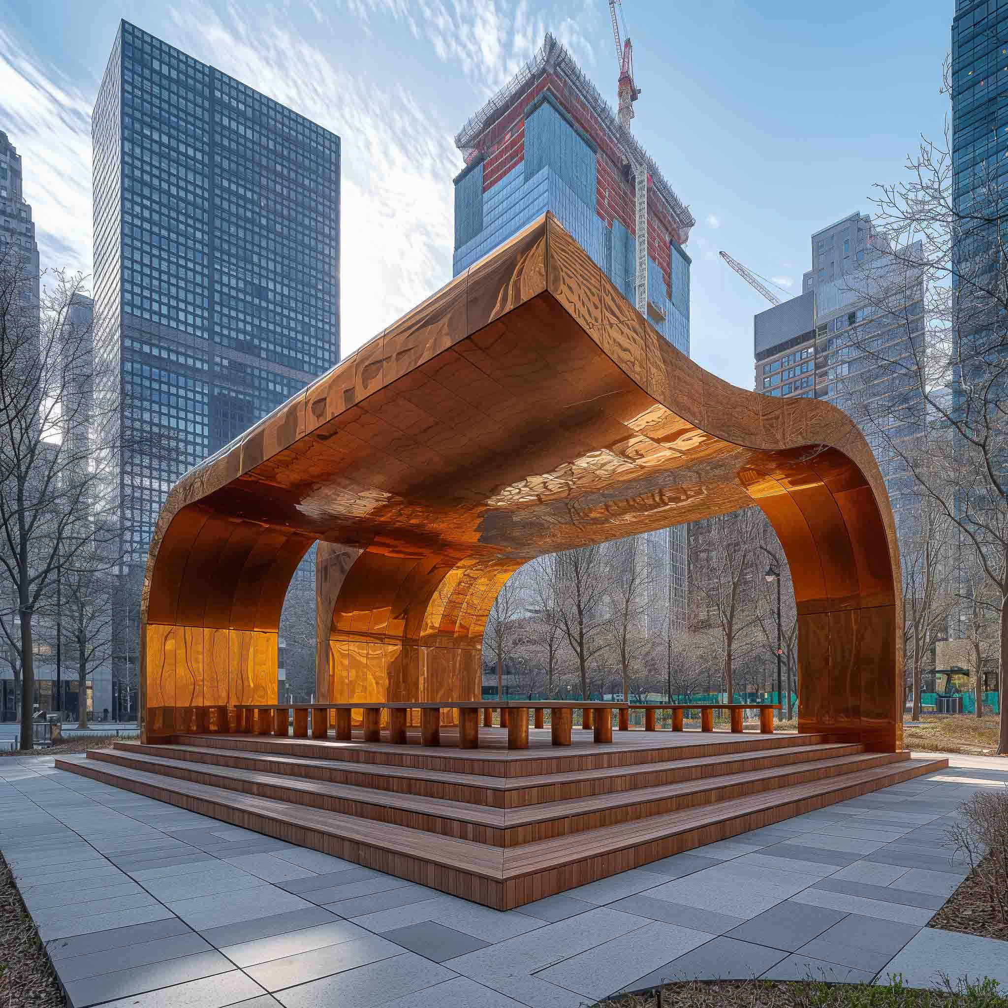 Pavilion Building Concept 4564 - Dezign Ark