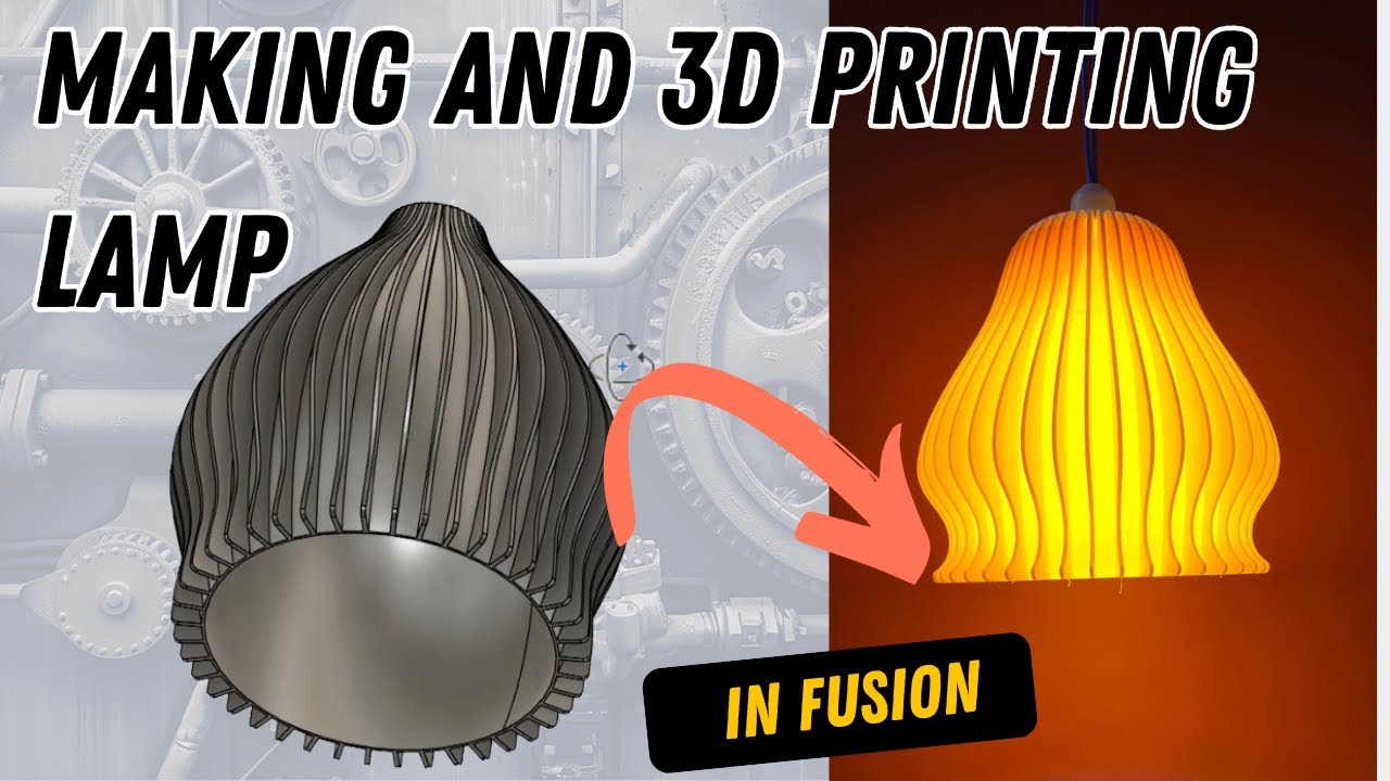 Design and 3D print this lamp in Fusion - Dezign Ark