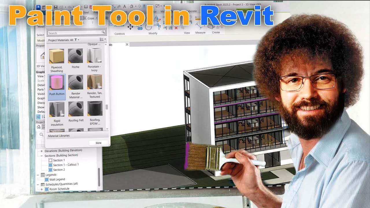 Paint Tool in Revit Tutorial - Dezign Ark