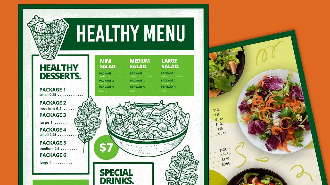 Design Workshop - Salad Bar Menu Design - Dezign Ark