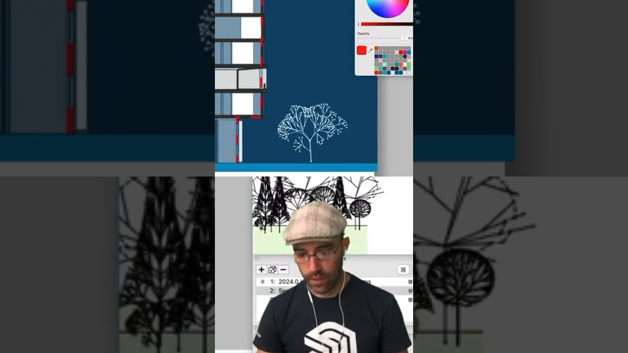 Add scaled entourage to your LayOut #landscape #architecture #3dlayout ...