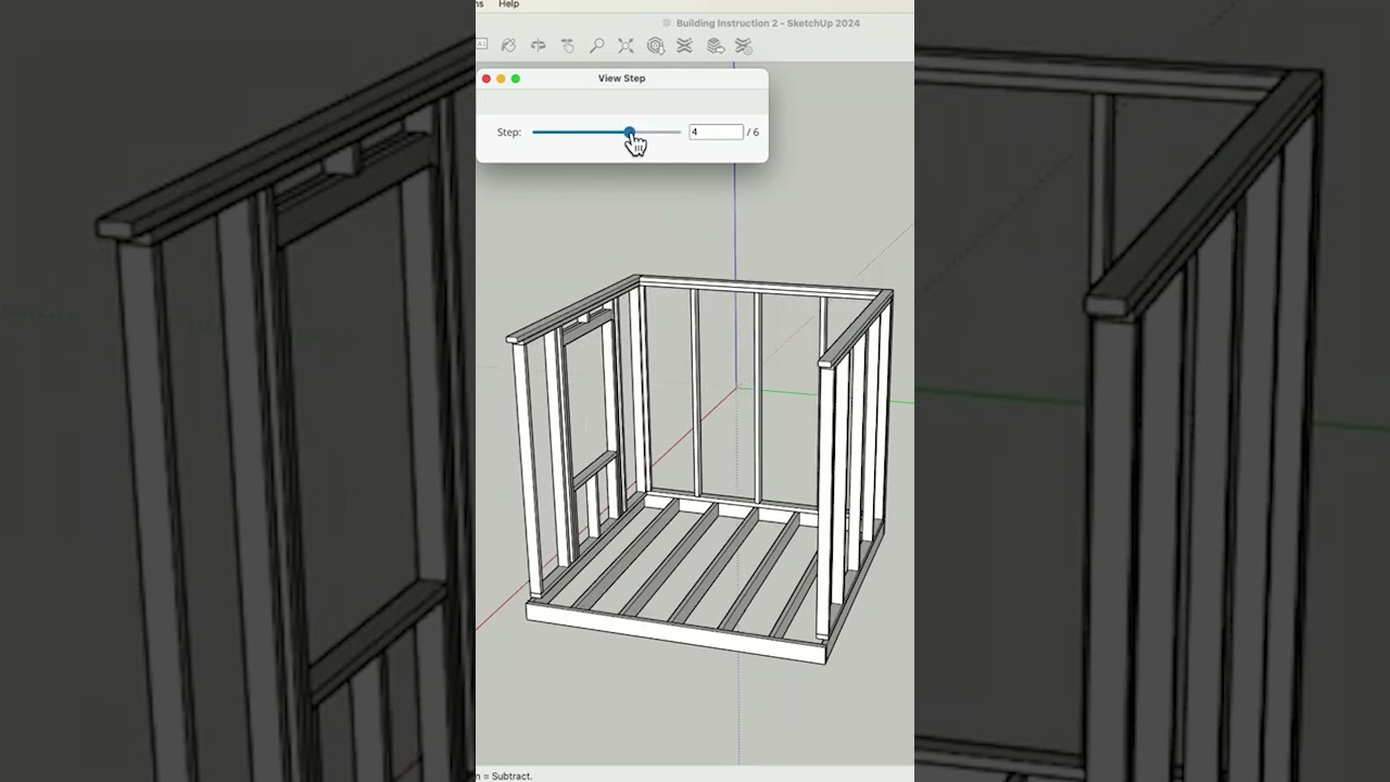 Construct with Just a Slider #sketchup #3dmodeling - Dezign Ark
