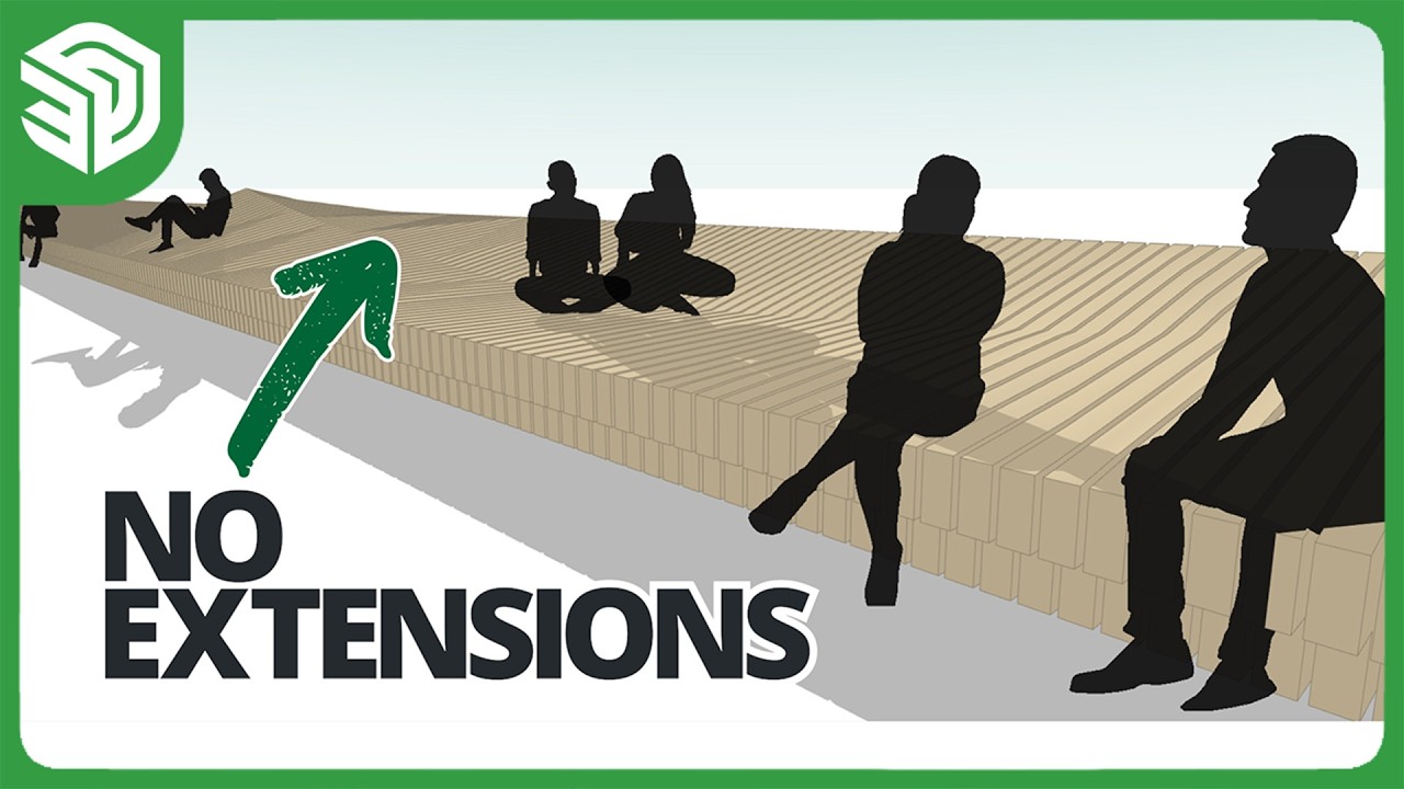 Modeling a 'Mega'Bench w/ Sandbox and Solid Tools - Dezign Ark