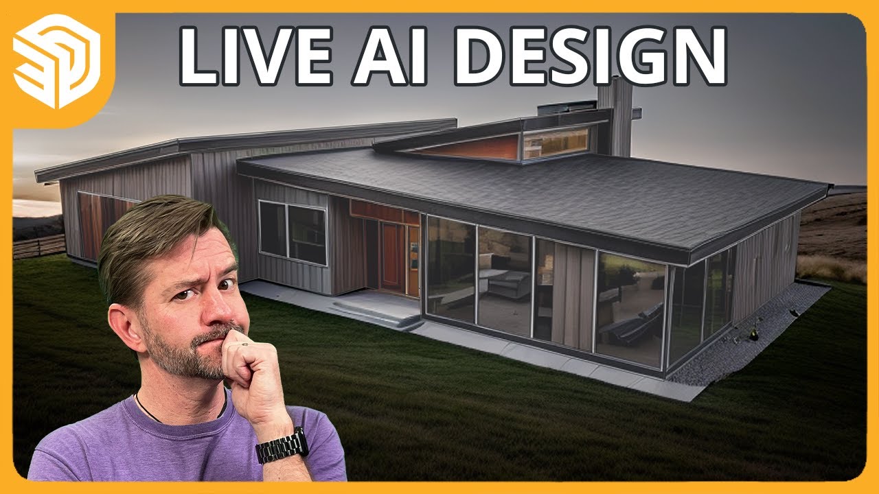 AI Helps Me Design A Building | Iterative 3D Modeling in SketchUp Live ...