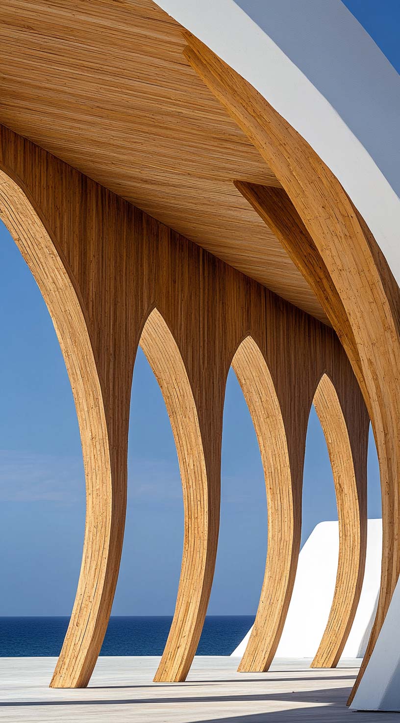 Timber Column Concept 57 - Dezign Ark
