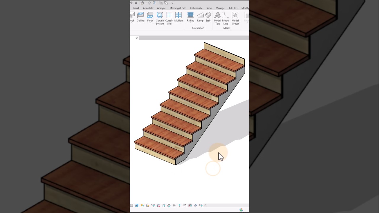 #revit stairs material - Dezign Ark