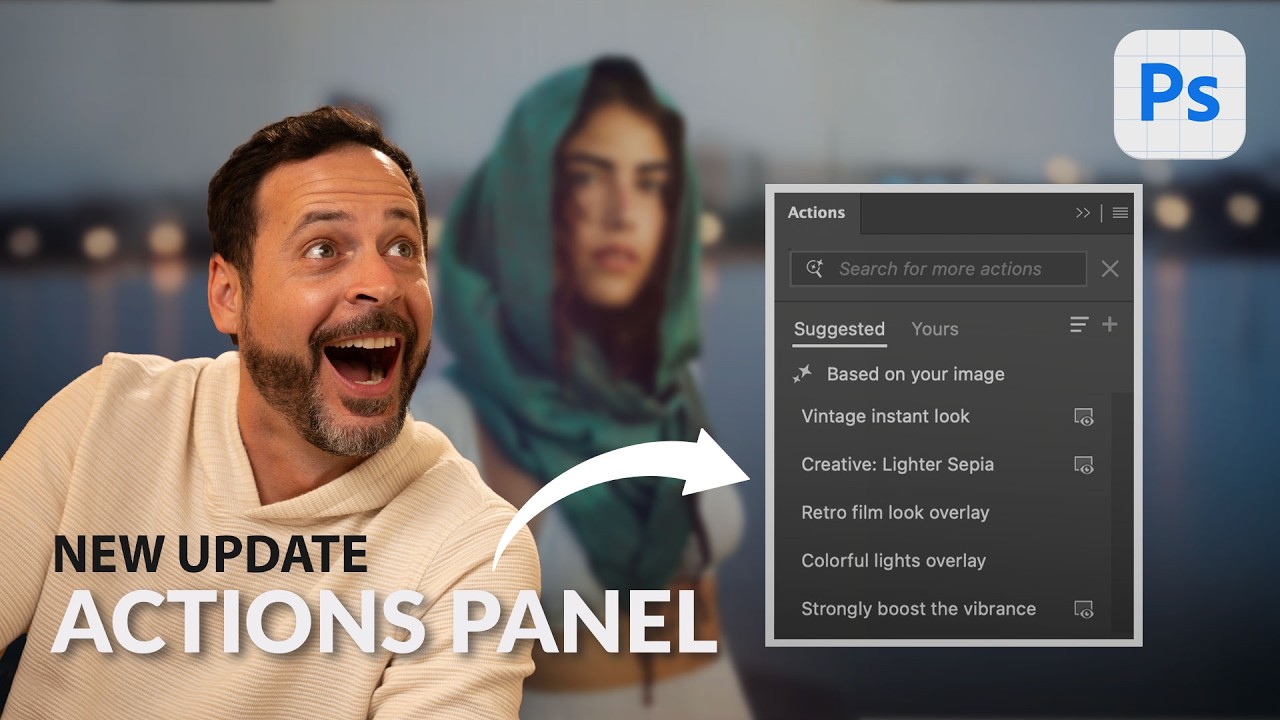 Photoshop Beta: Explore The New Actions Panel - Dezign Ark