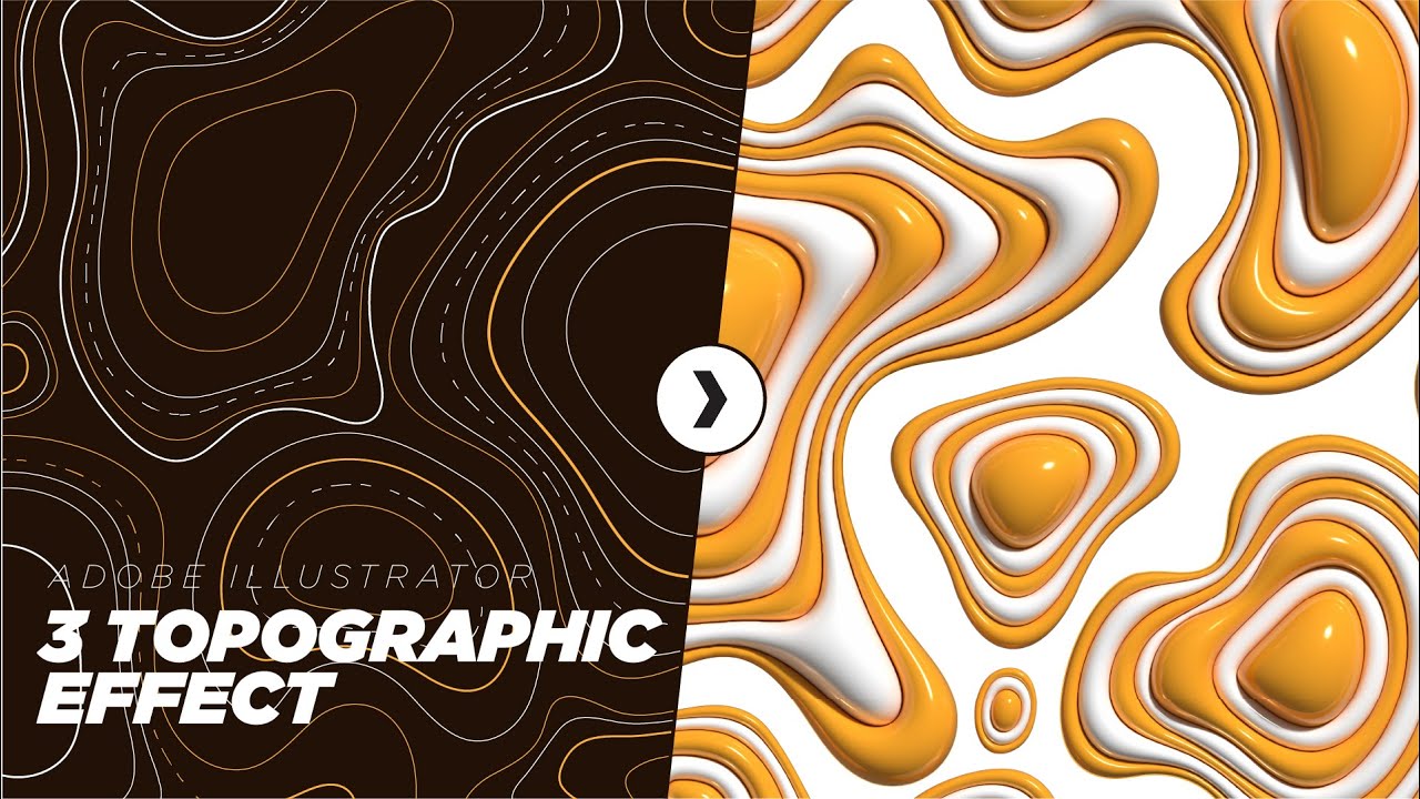 How to make Topographic Map in Illustrator - Dezign Ark