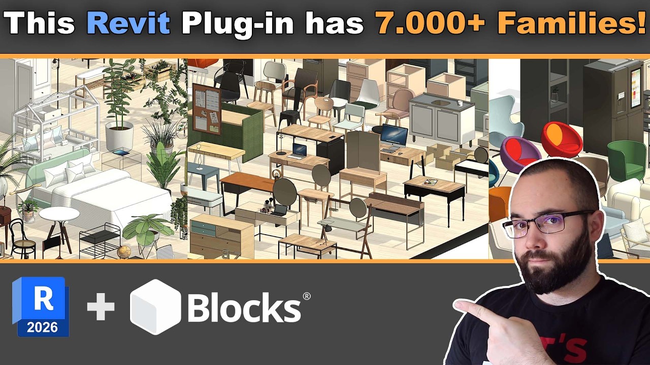 Revit Plug-in with over 7000 Families | Blocks BIM Plug-in for Revit Tutorial - Dezign Ark