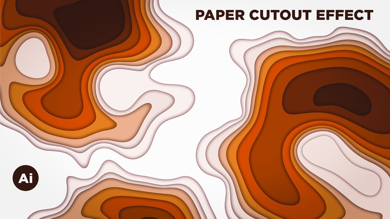 How to make Paper Cutout in Adobe Illustrator - Dezign Ark