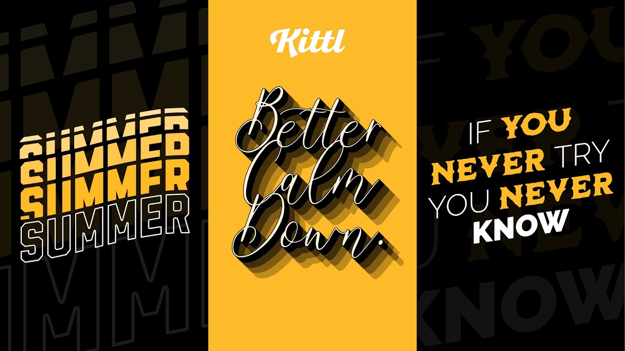 3 Simple Text Effects You Can Do with Kittl - Dezign Ark