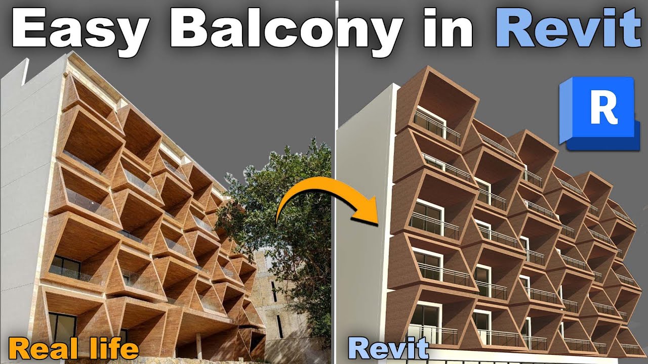 Balcony in Revit | Groups in Revit Tutorial - Dezign Ark