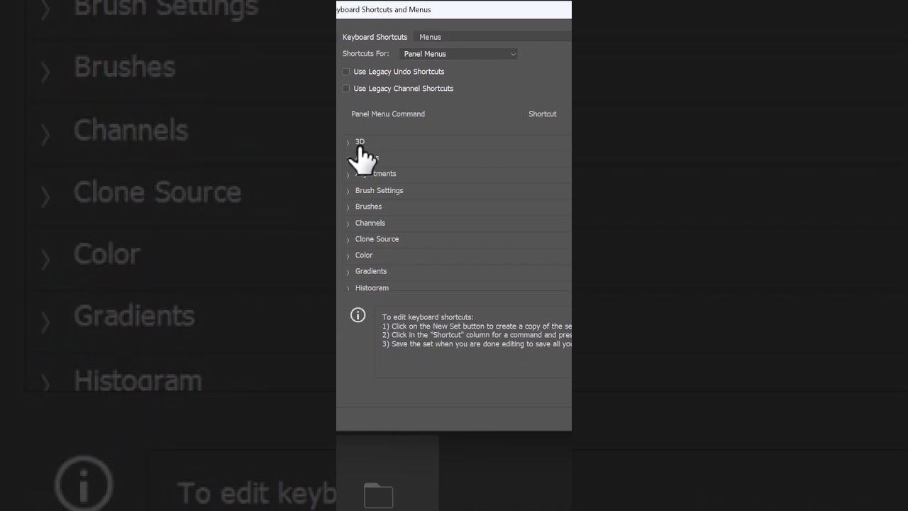 How to Assign Custom Keyboard Shortcut in Adobe Photoshop - Dezign Ark