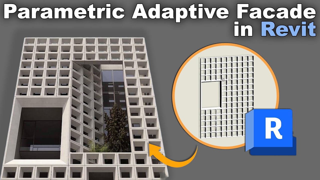 Parametric Adaptive Facade in Revit Tutorial - Dezign Ark