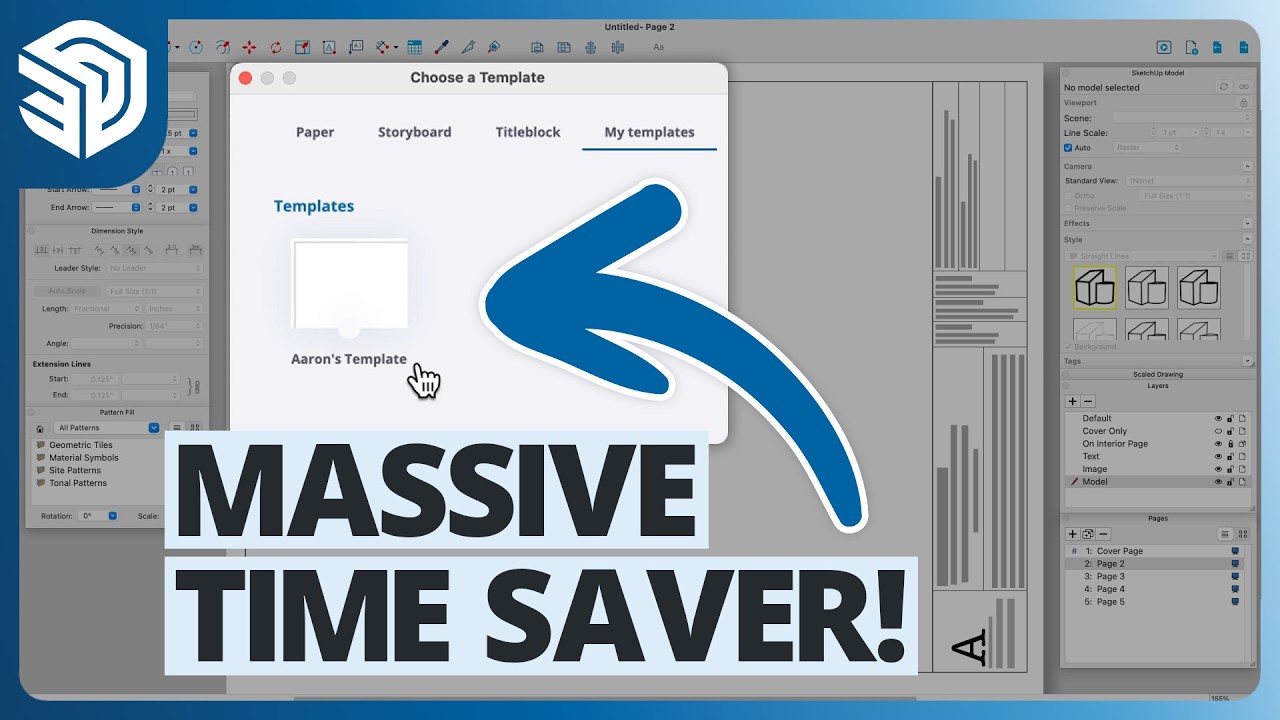 LayOut Templates 101 | SketchUp LayOut Tutorial - Dezign Ark
