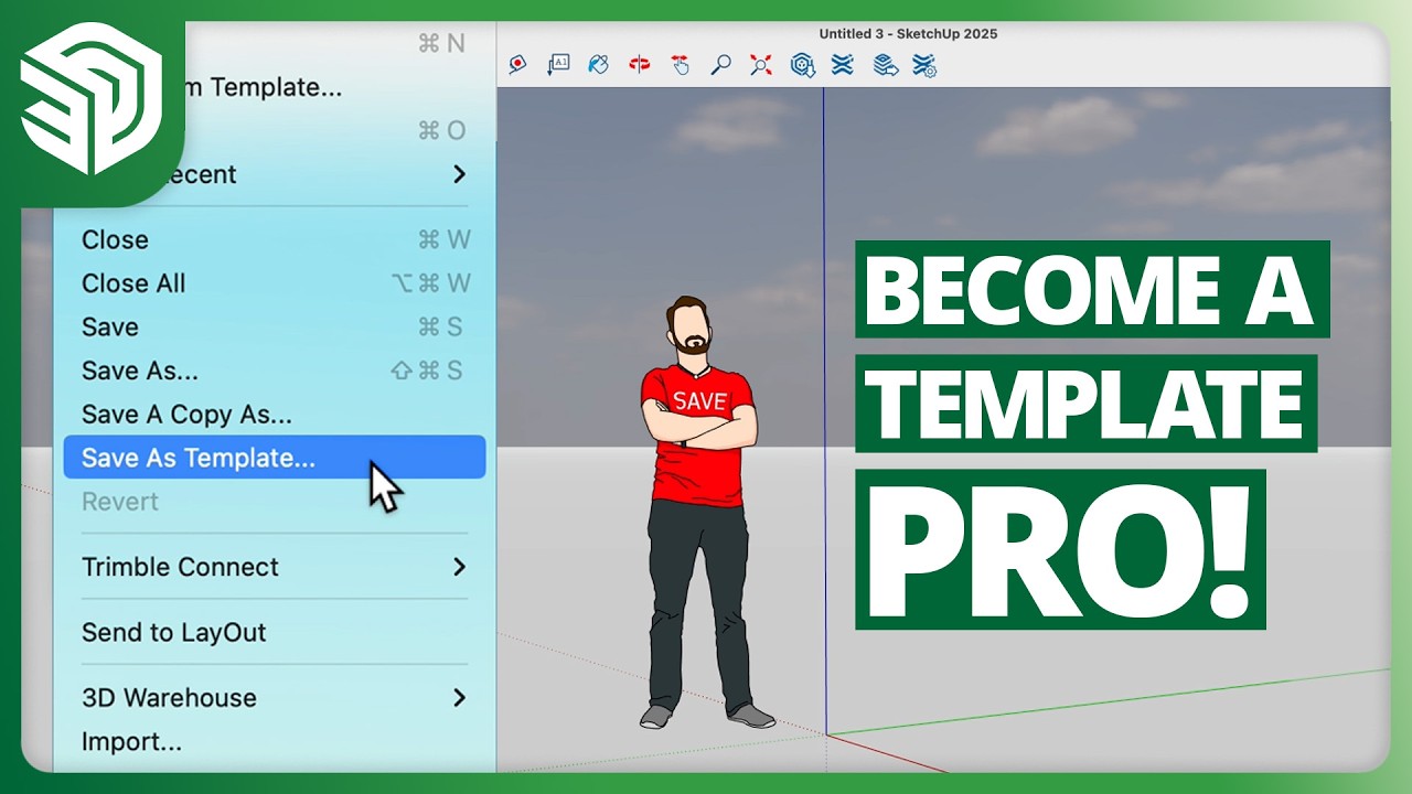 Sketchup Templates 101 Sketchup Tutorial Dezign Ark