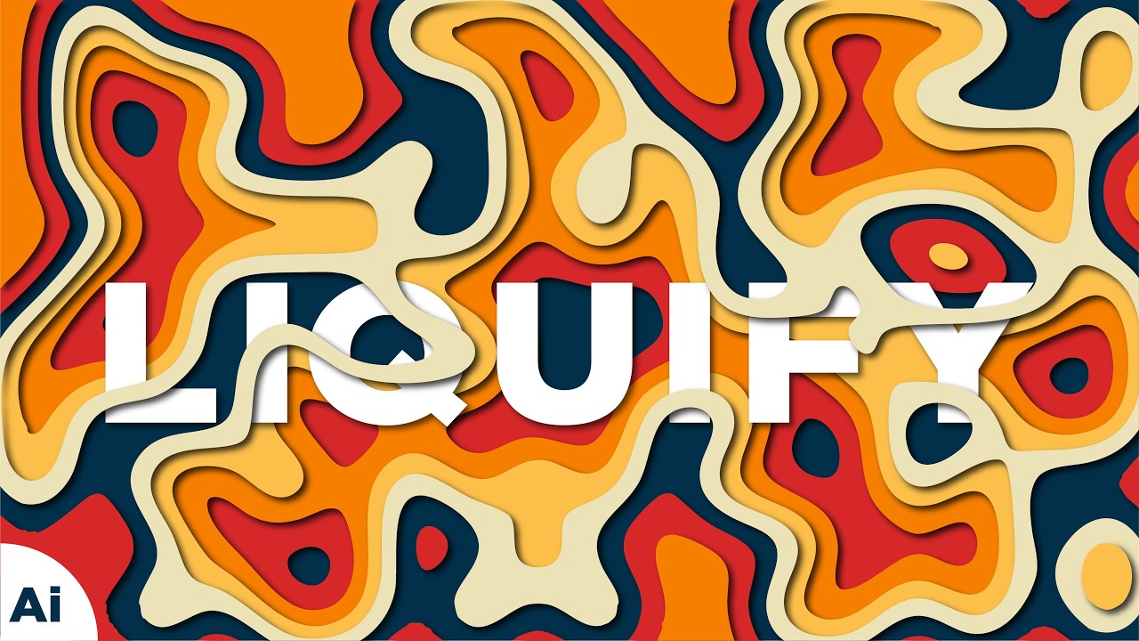 Easy Liquify Effect in Adobe Illustrator - Dezign Ark