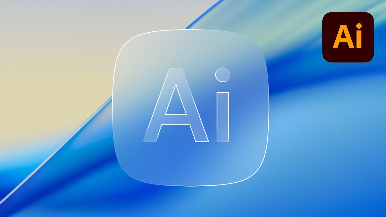 Glassmorphism Made Easy - Apple’s Liquid Glass in Illustrator! - Dezign Ark